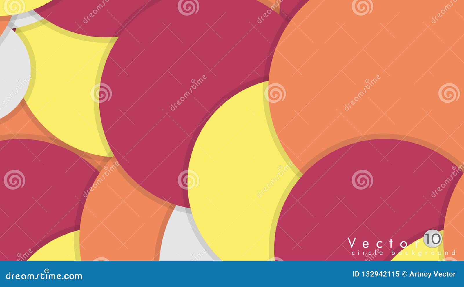Simple and Colorful Circles Background , Design Vector Stock Vector ...