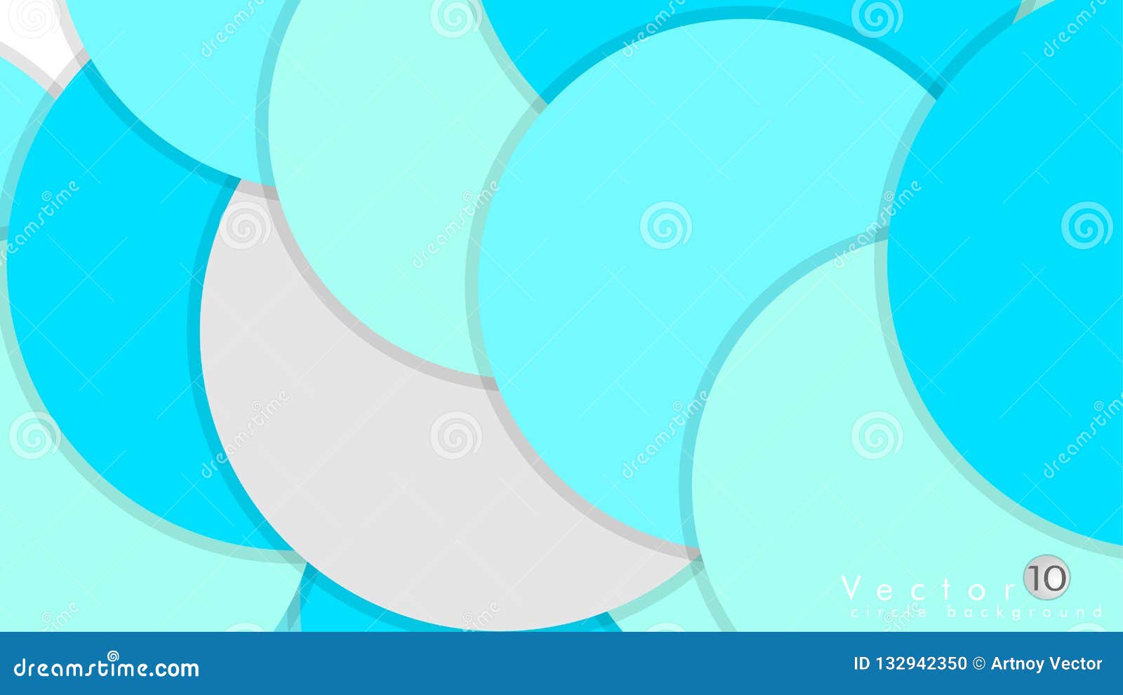 Simple and Colorful Circles Background , Design Vector Stock Vector ...