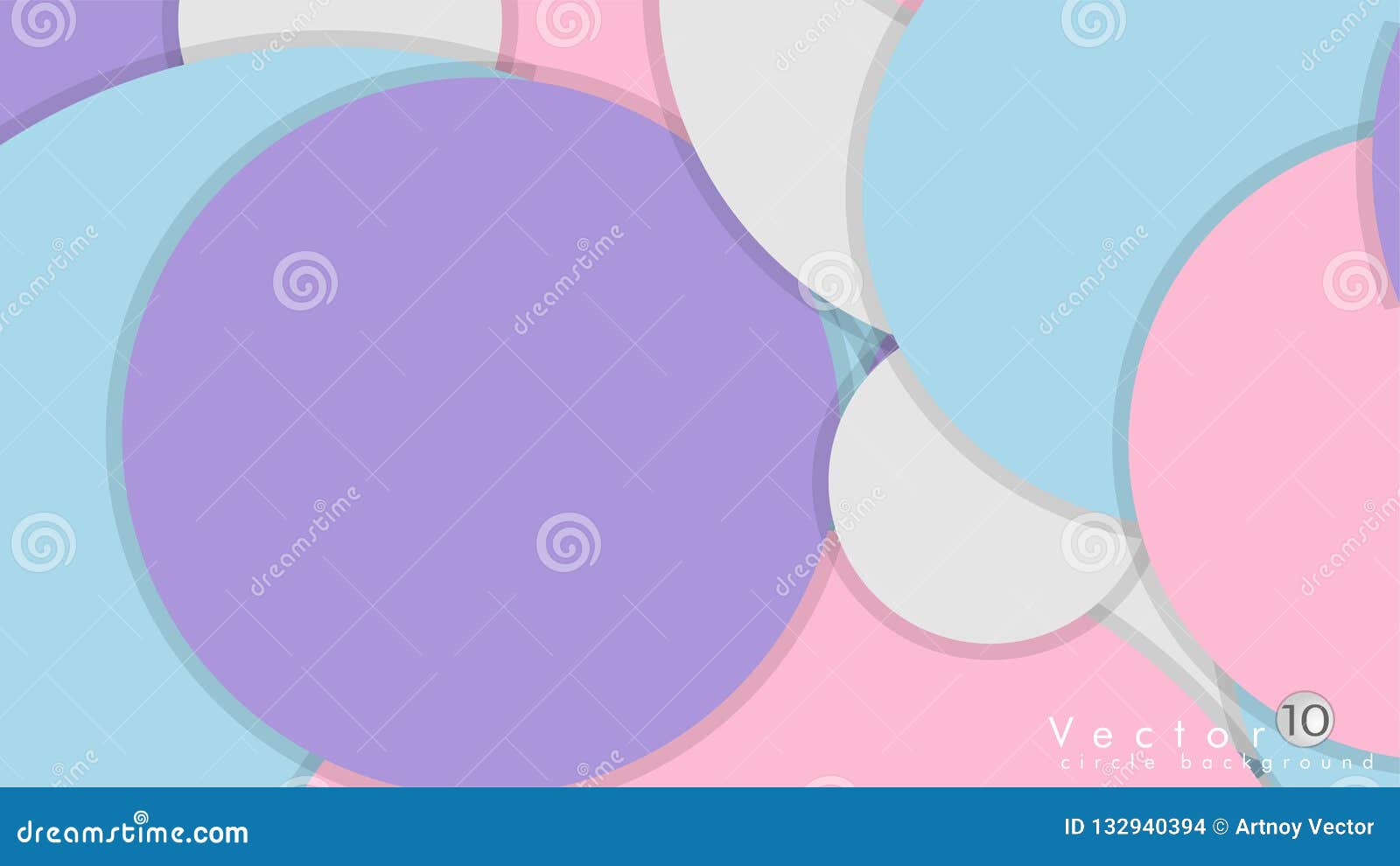 Simple and Colorful Circles Background , Design Vector Stock Vector ...