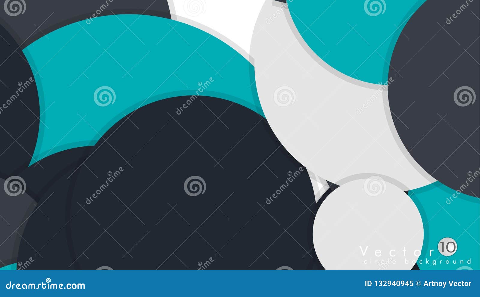 Simple and Colorful Circles Background , Design Vector Stock Vector ...