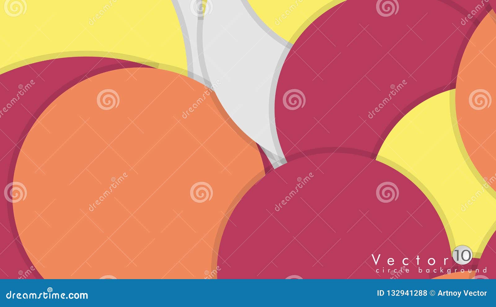 Simple and Colorful Circles Background , Design Vector Stock Vector ...
