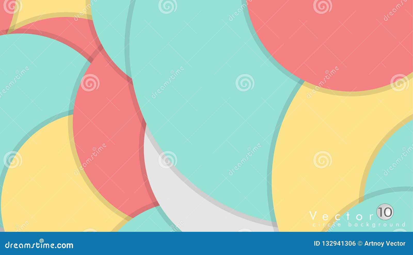 Simple and Colorful Circles Background , Design Vector - Stock Vector ...