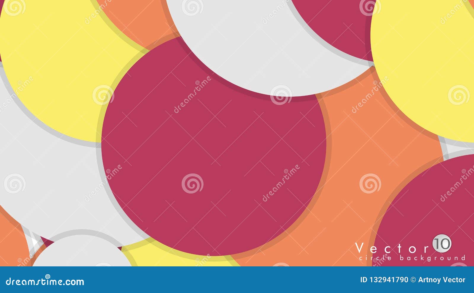Simple and Colorful Circles Background , Design Vector Stock Vector ...