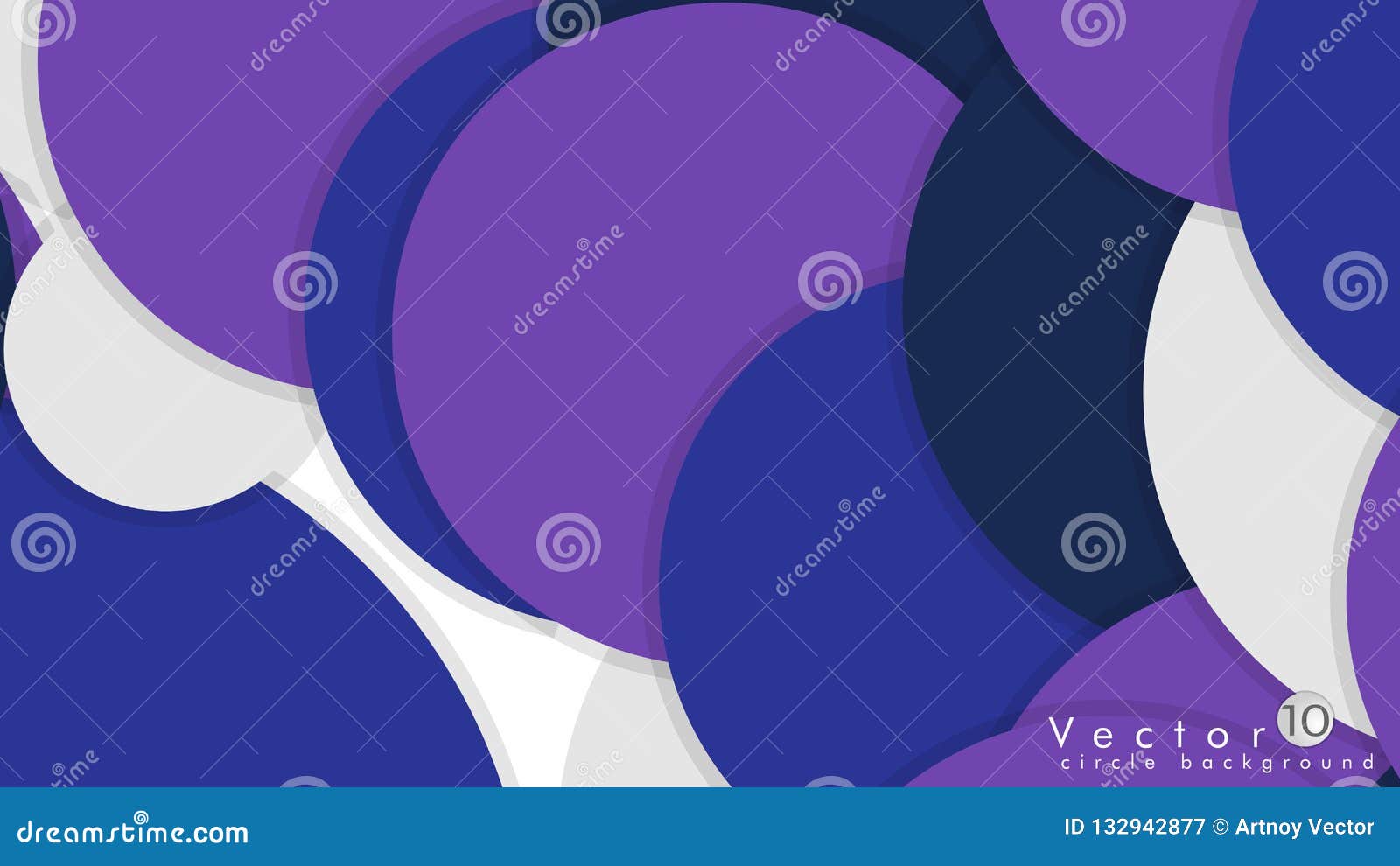Simple and Colorful Circles Background , Design Vector Stock Vector ...