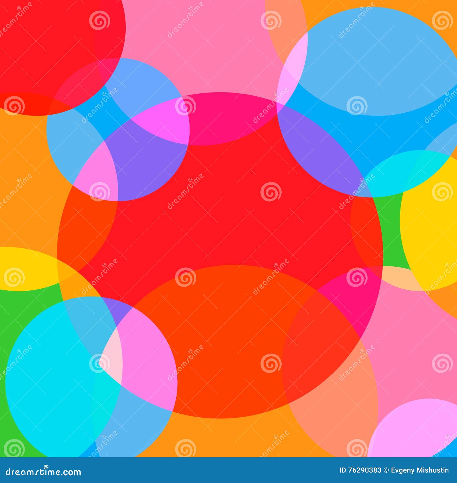 Simple and Colorful Circles Background Stock Vector - Illustration of ...
