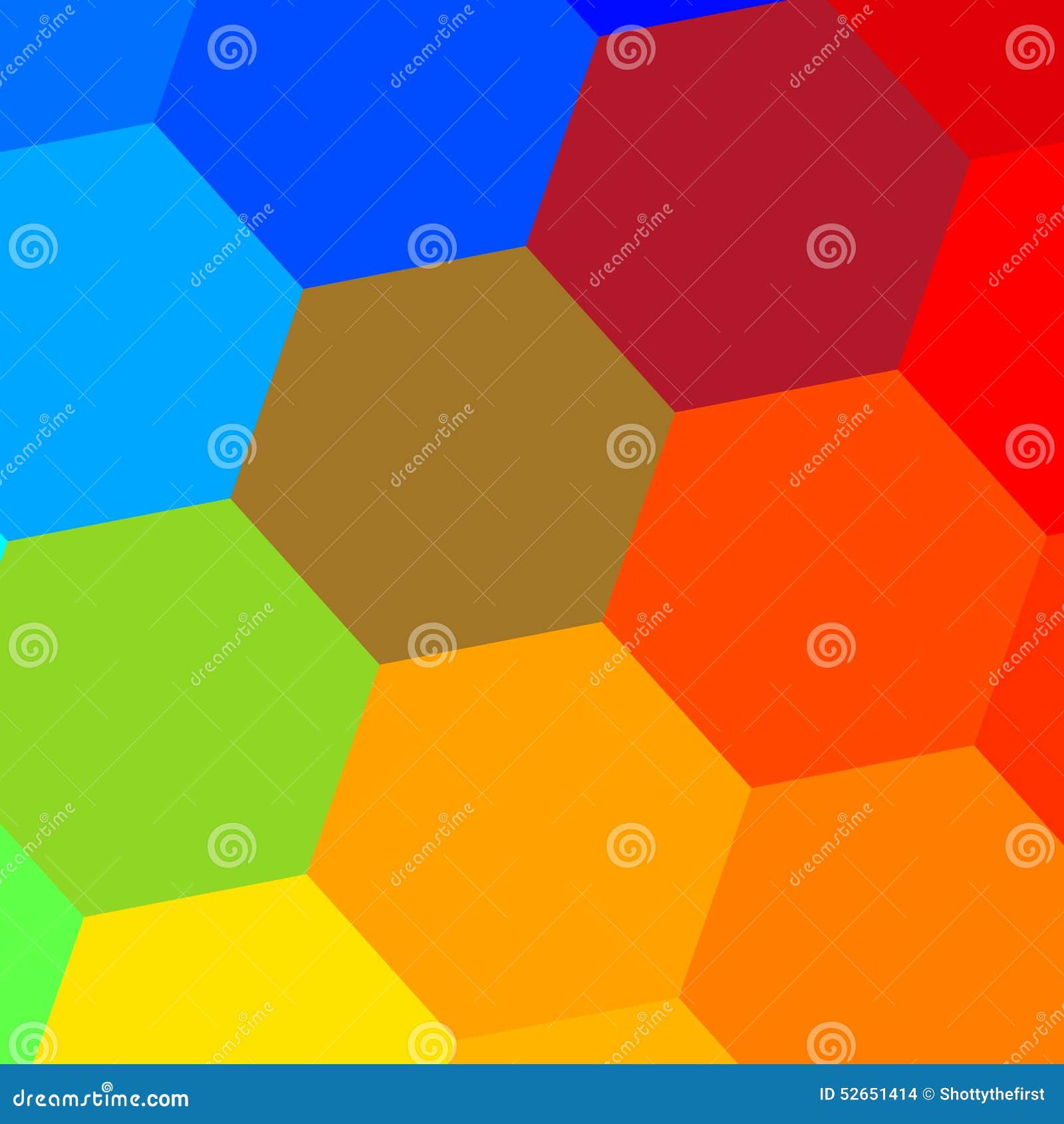 Colorful Hexagonal Pattern Modern Wide Banner Design Vector ...