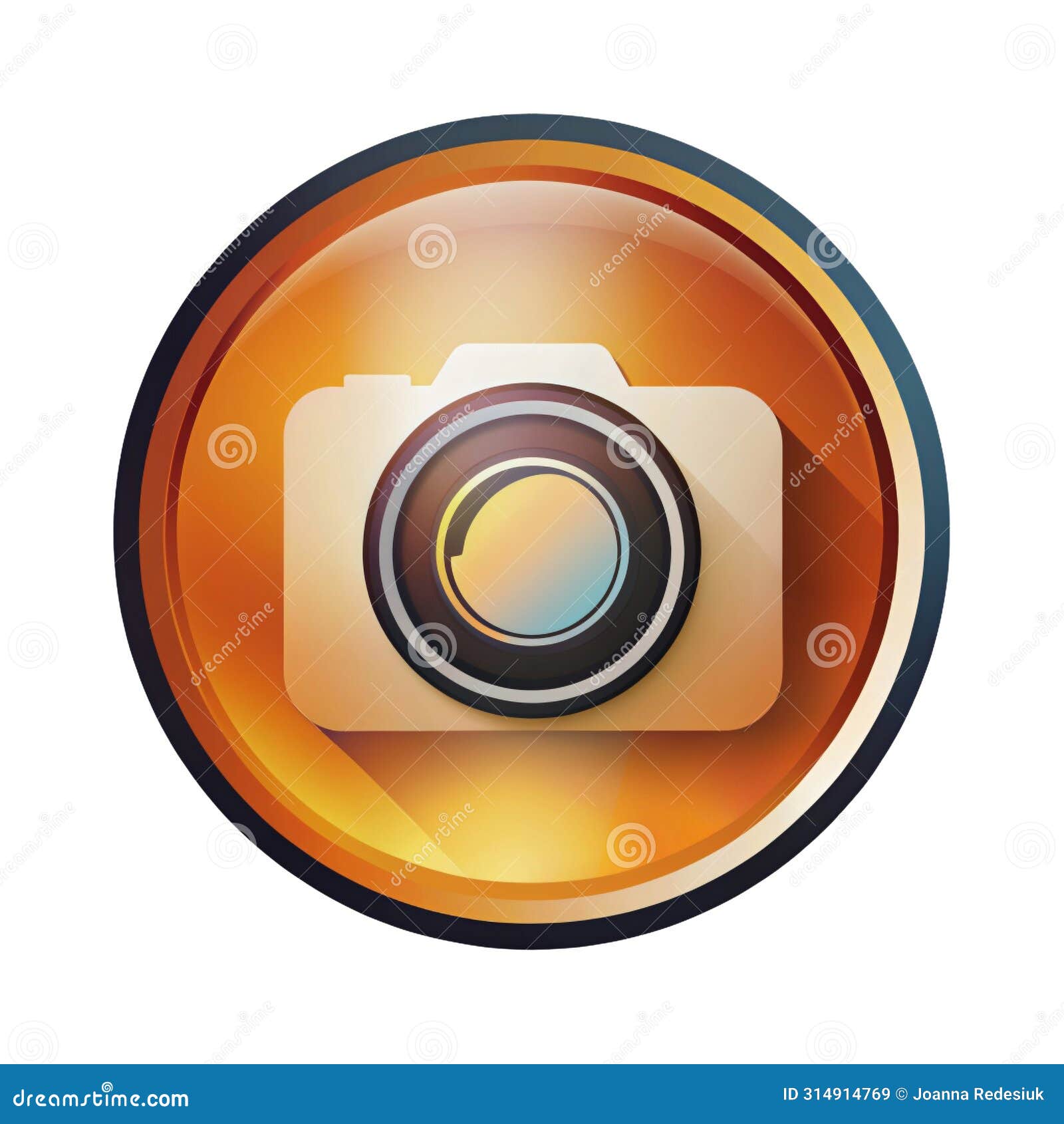 Simple Colorful Lens Camera Slr Logo Stock Image - Illustration of ...