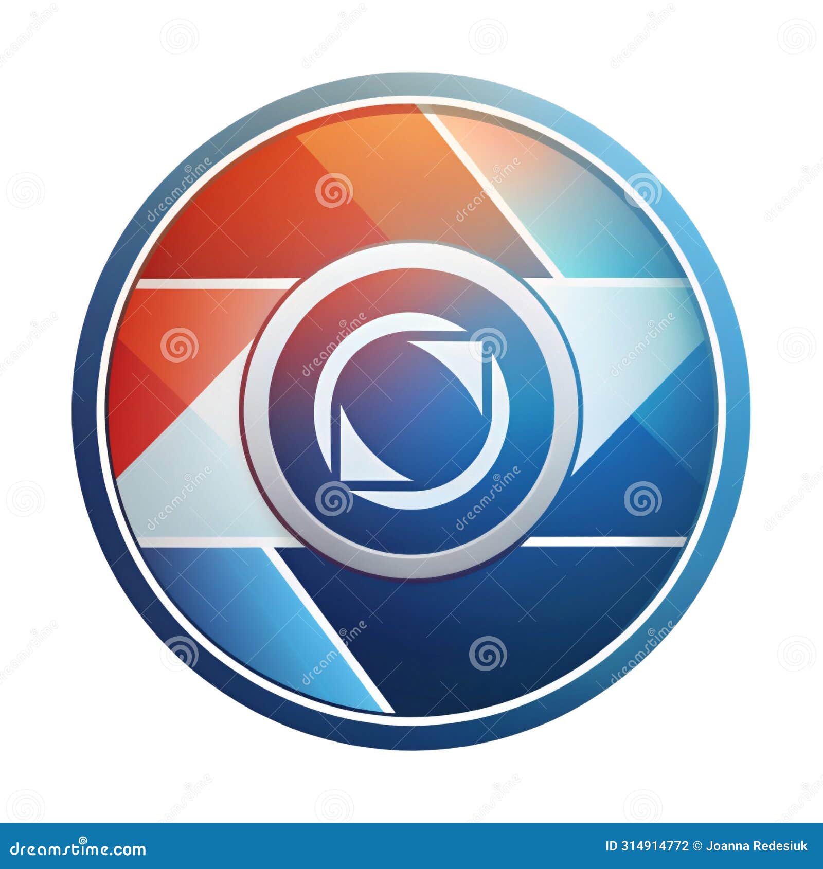 Simple Colorful Lens Camera Slr Logo Stock Photo - Illustration of ...