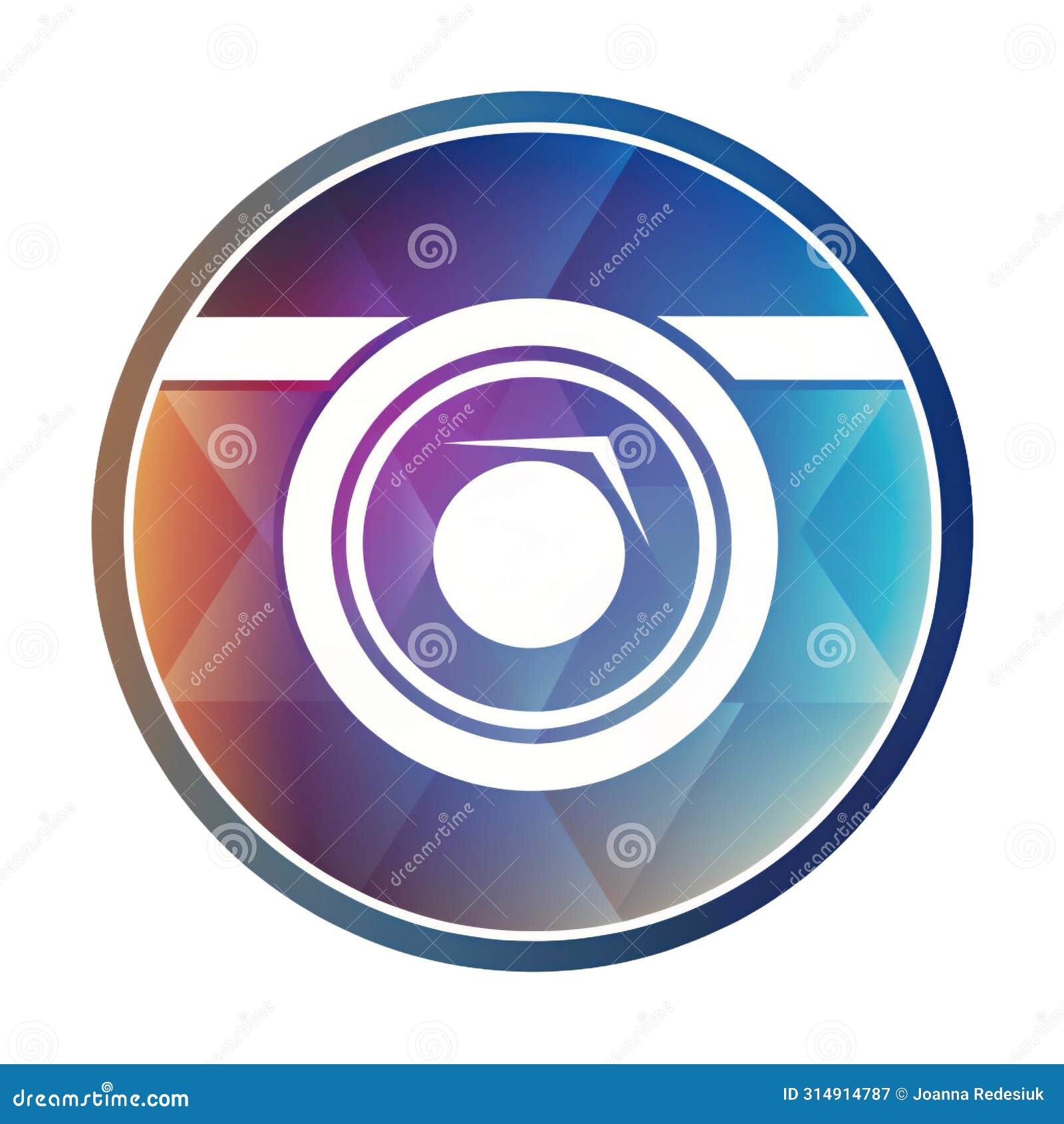 Simple Colorful Lens Camera Slr Logo Stock Image - Illustration of ...