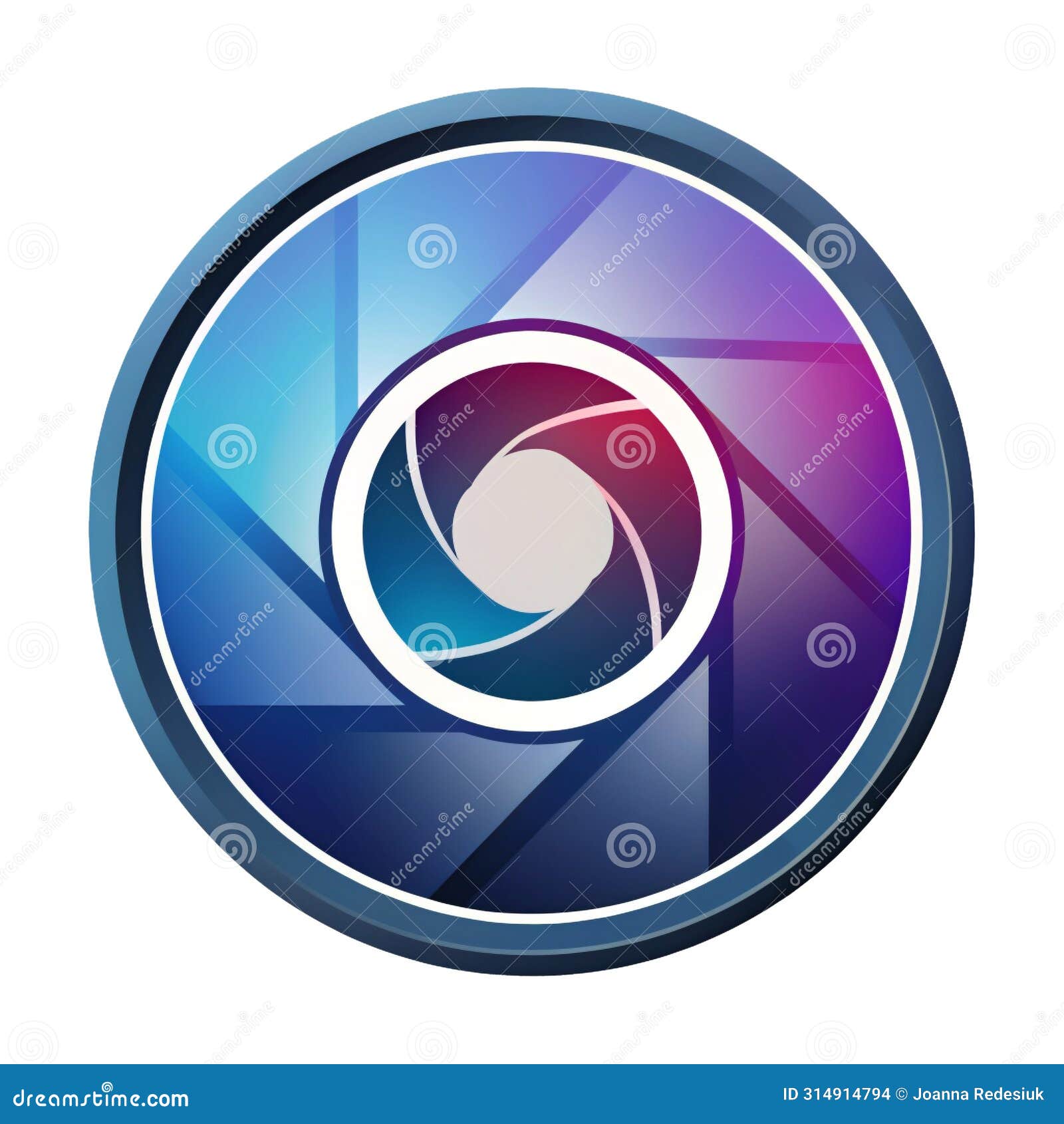 Simple Colorful Lens Camera Slr Logo Stock Photo - Illustration of ...