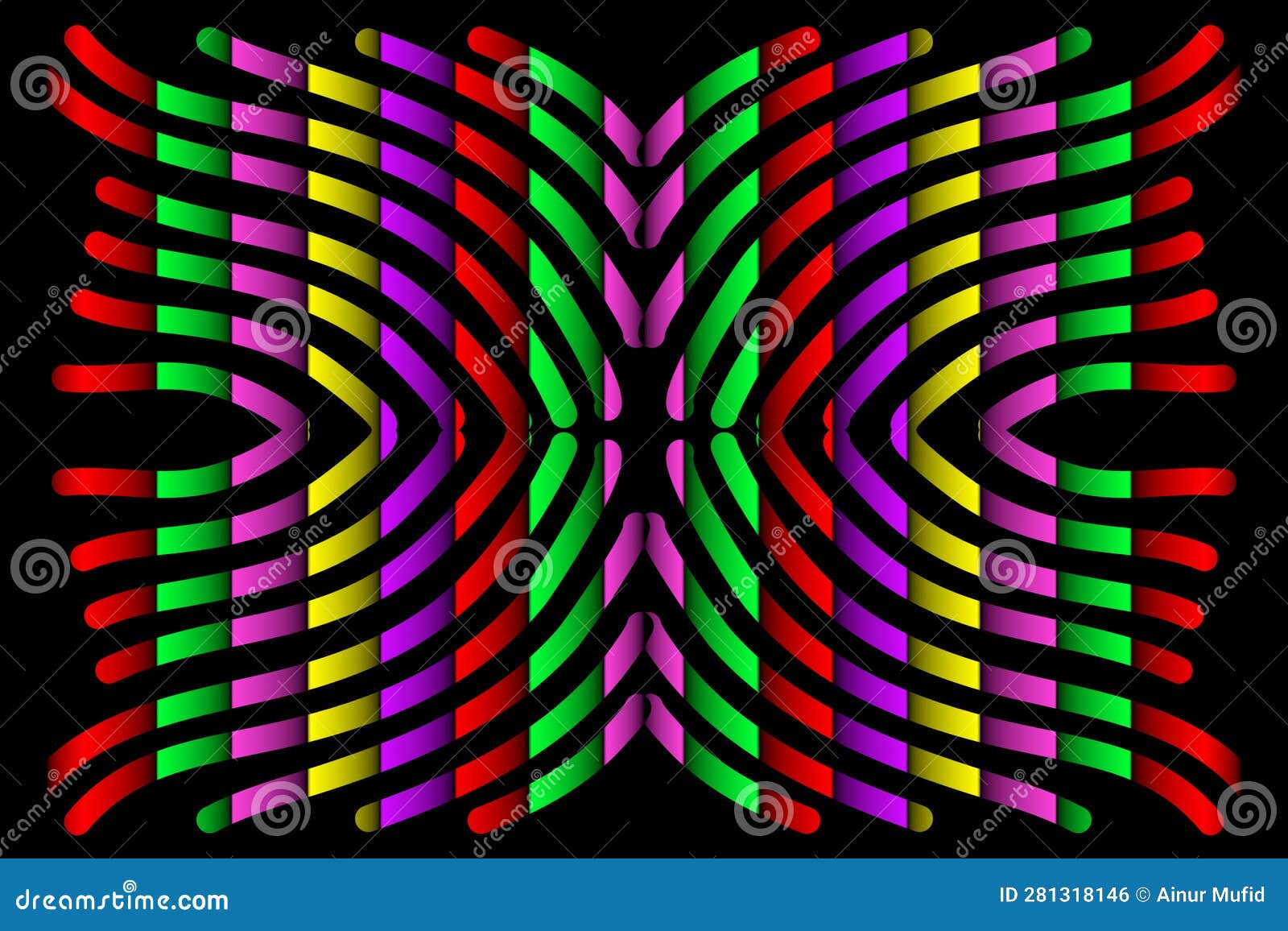 Simple Colourful Line Art Pattern for Background Wallpaper Presentation ...