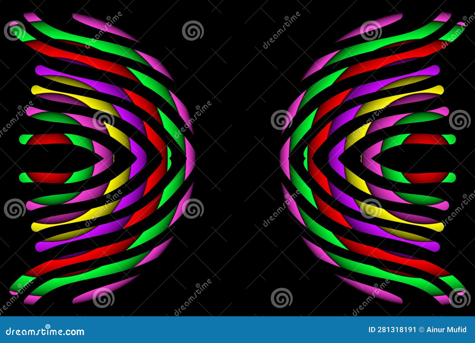Simple Colourful Line Art Pattern for Background Wallpaper Presentation ...