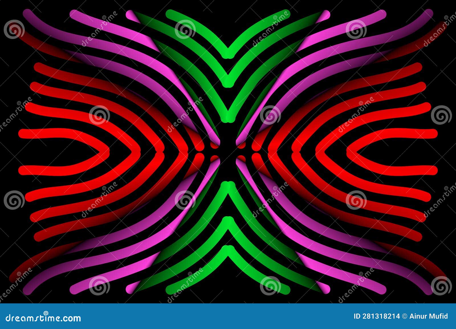 Simple Colourful Line Art Pattern for Background Wallpaper Presentation ...