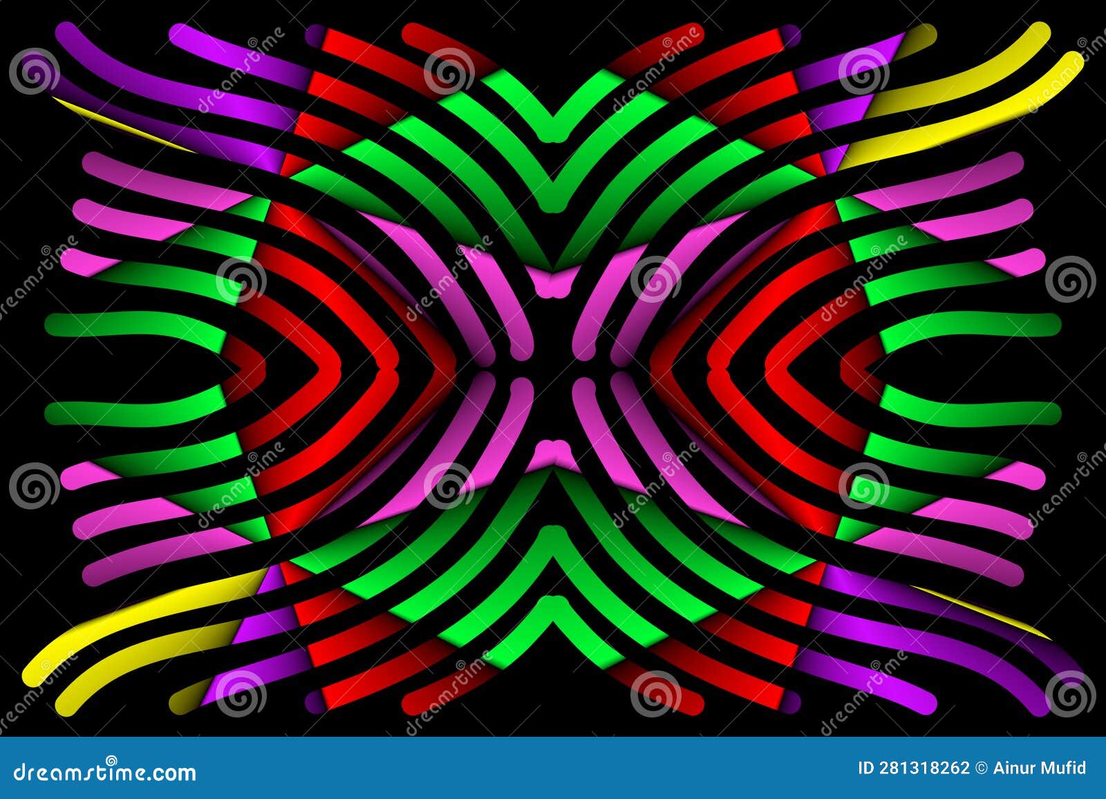 Simple Colourful Line Art Pattern for Background Wallpaper Presentation ...