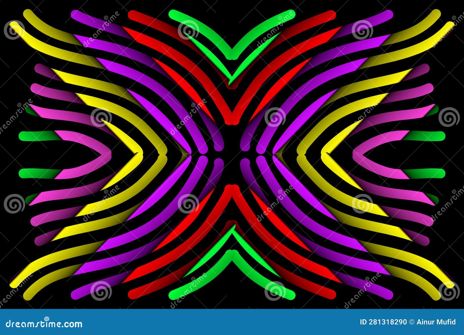 Simple Colourful Line Art Pattern for Background Wallpaper Presentation ...