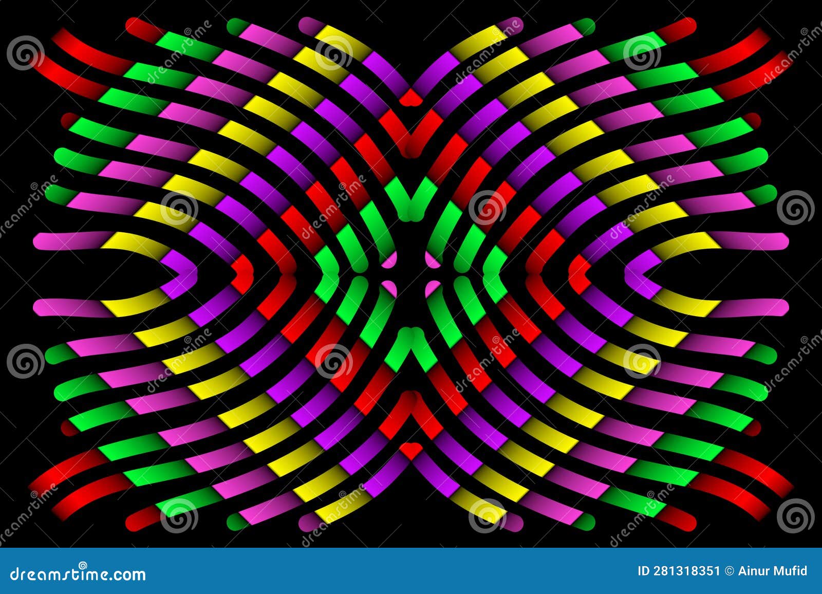 Simple Colourful Line Art Pattern for Background Wallpaper Presentation ...