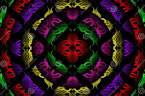 Simple Colourful Line Art Pattern for Background Wallpaper Presentation ...