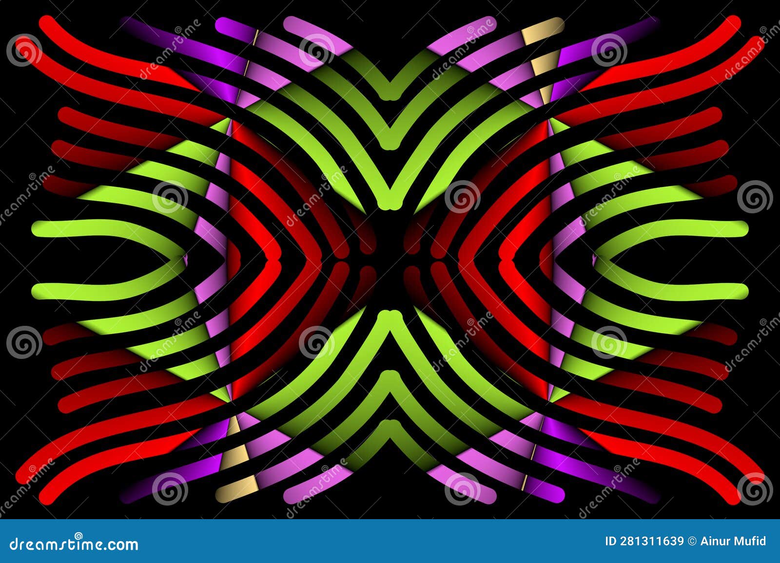 Simple Colourful Line Art Pattern for Background Wallpaper Presentation ...
