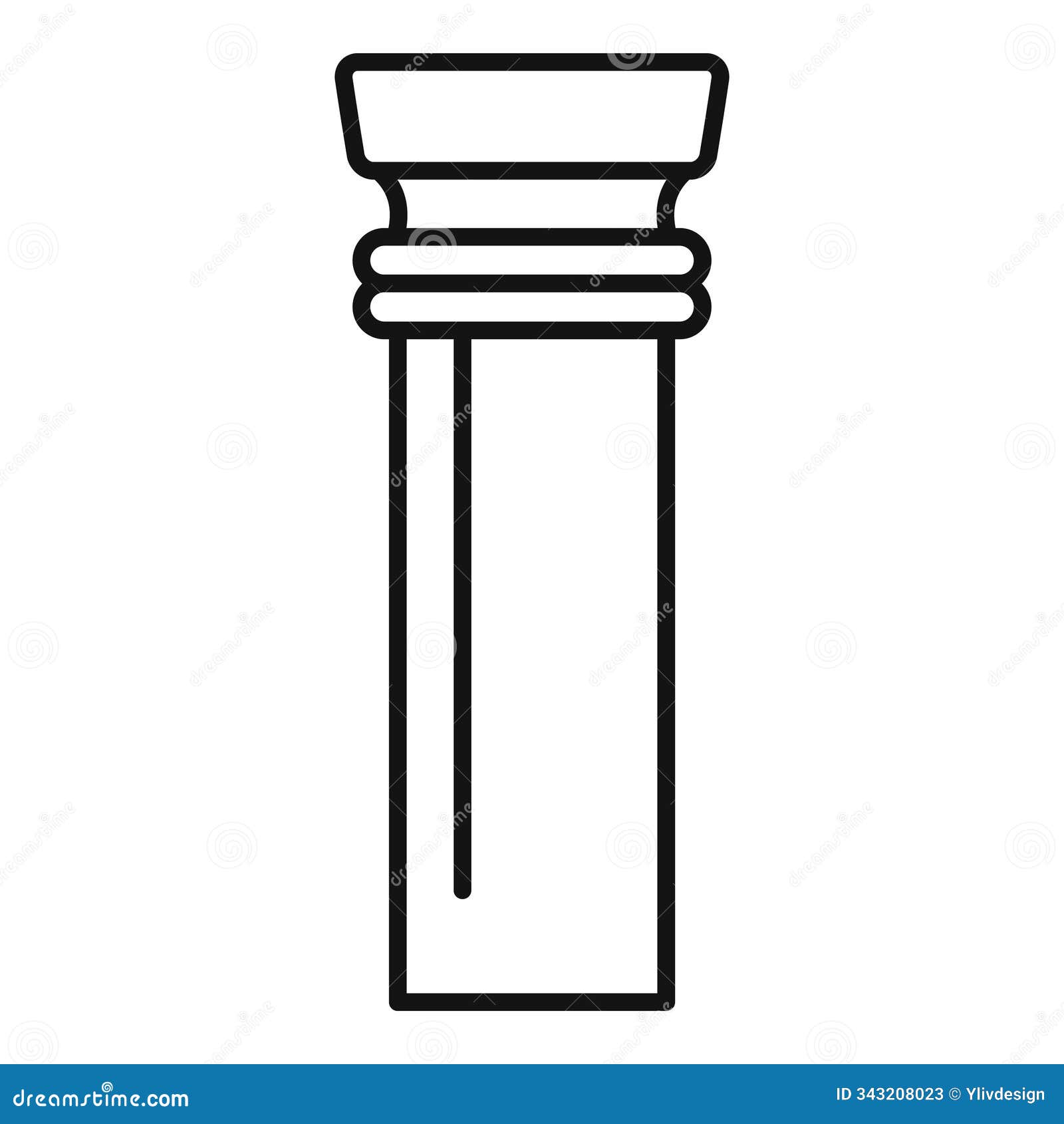 Simple Column Chart. Statistics Graph By Year. Coordinate System And ...