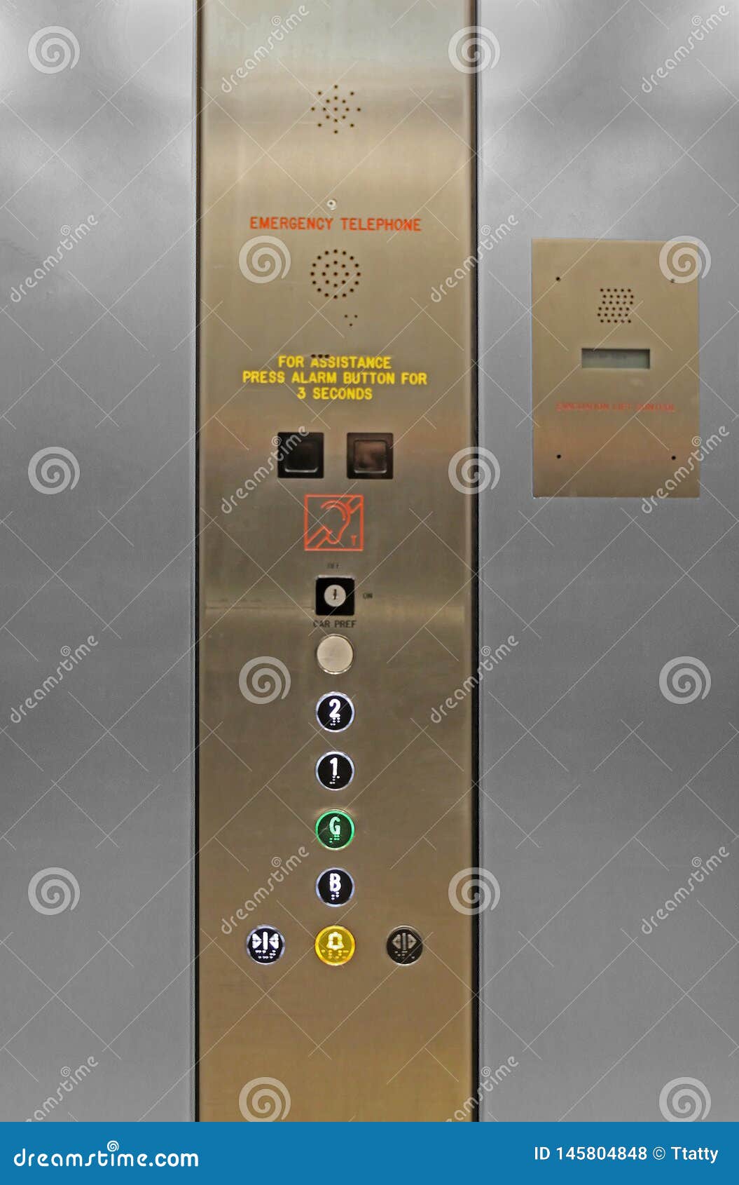 Elevator command board stock photo. Image of command - 145804848
