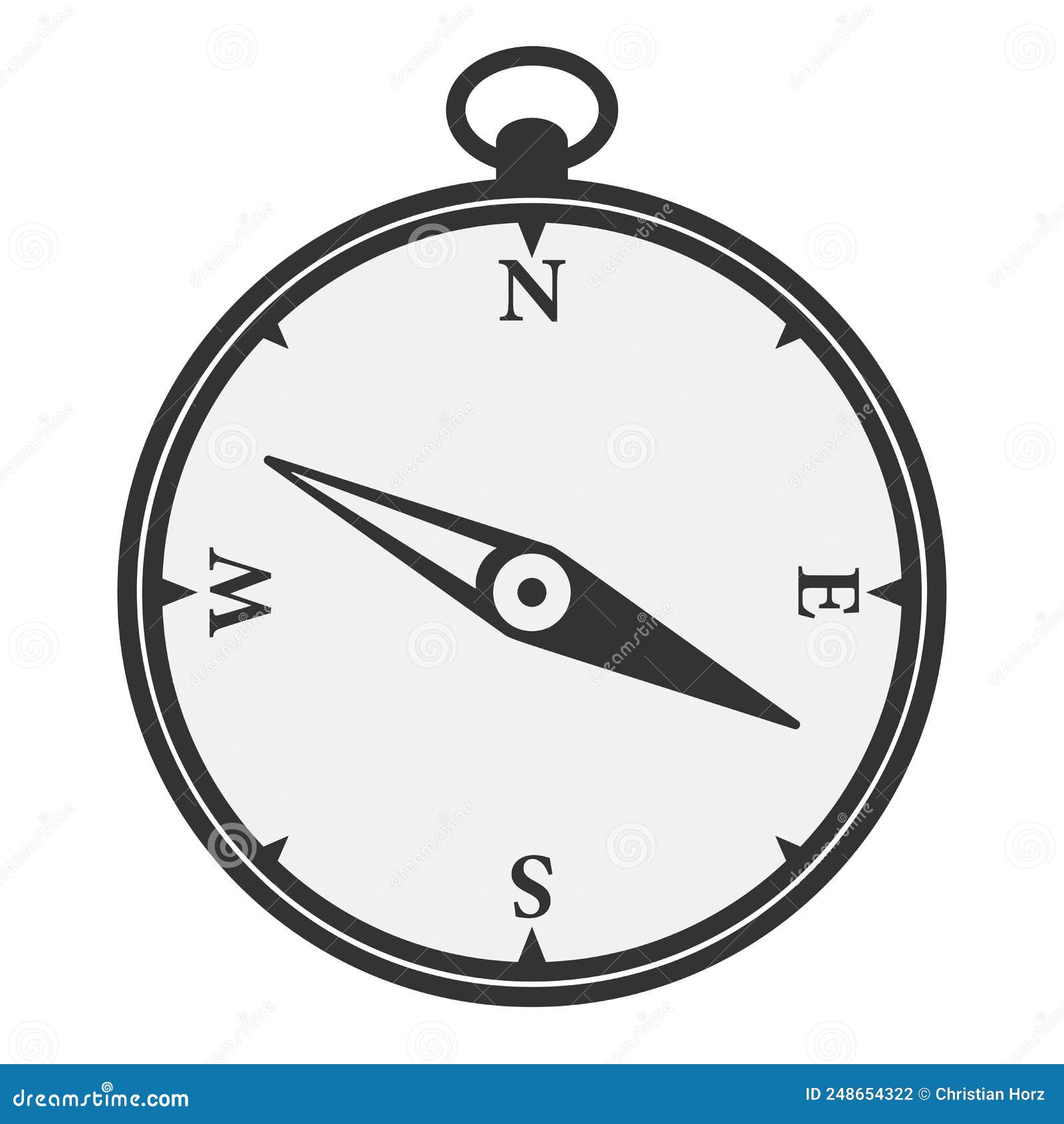 Simple Compass Drawing