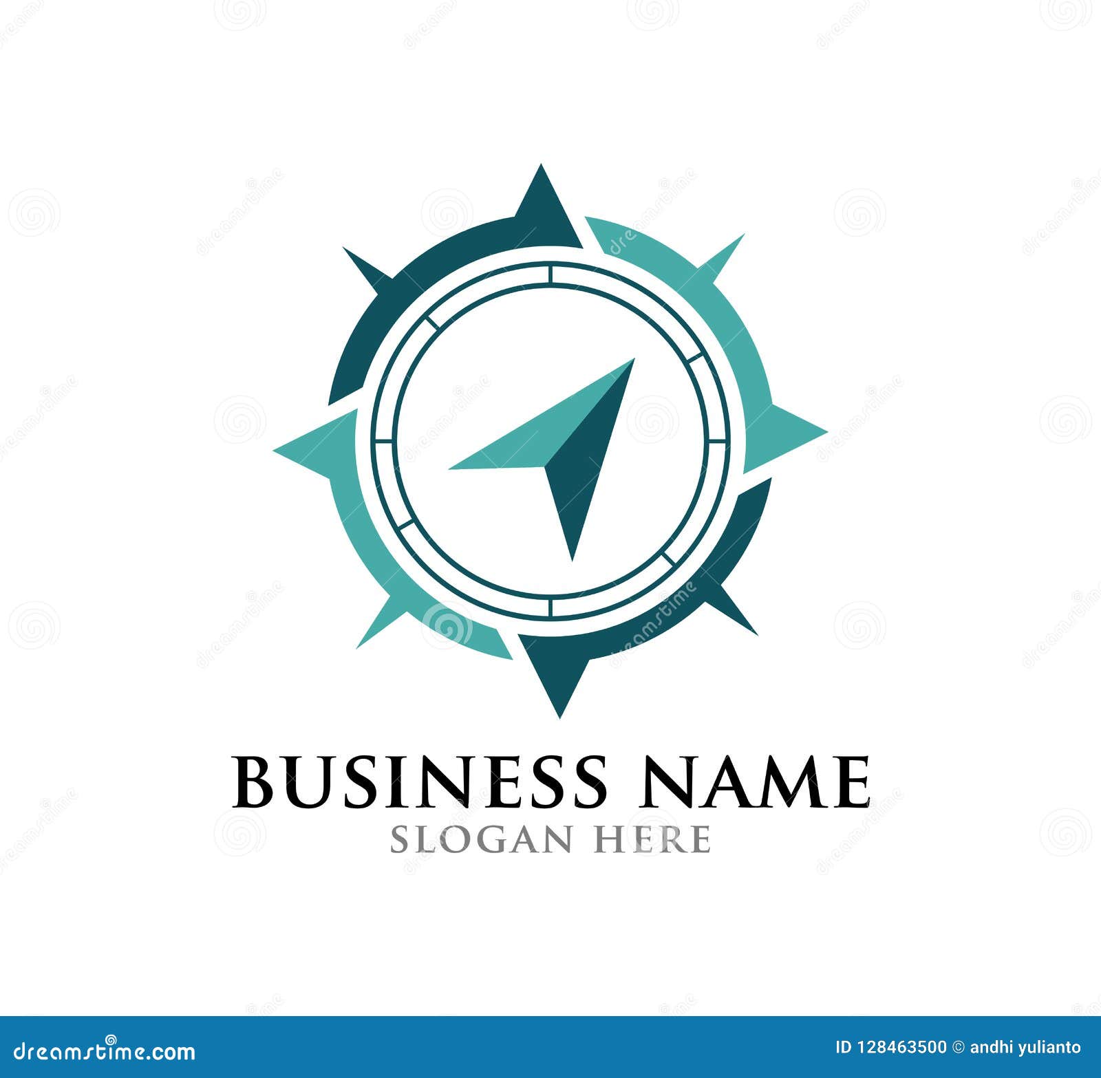 Simple Compass Vector Logo Design Illustration Inspiration Stock ...