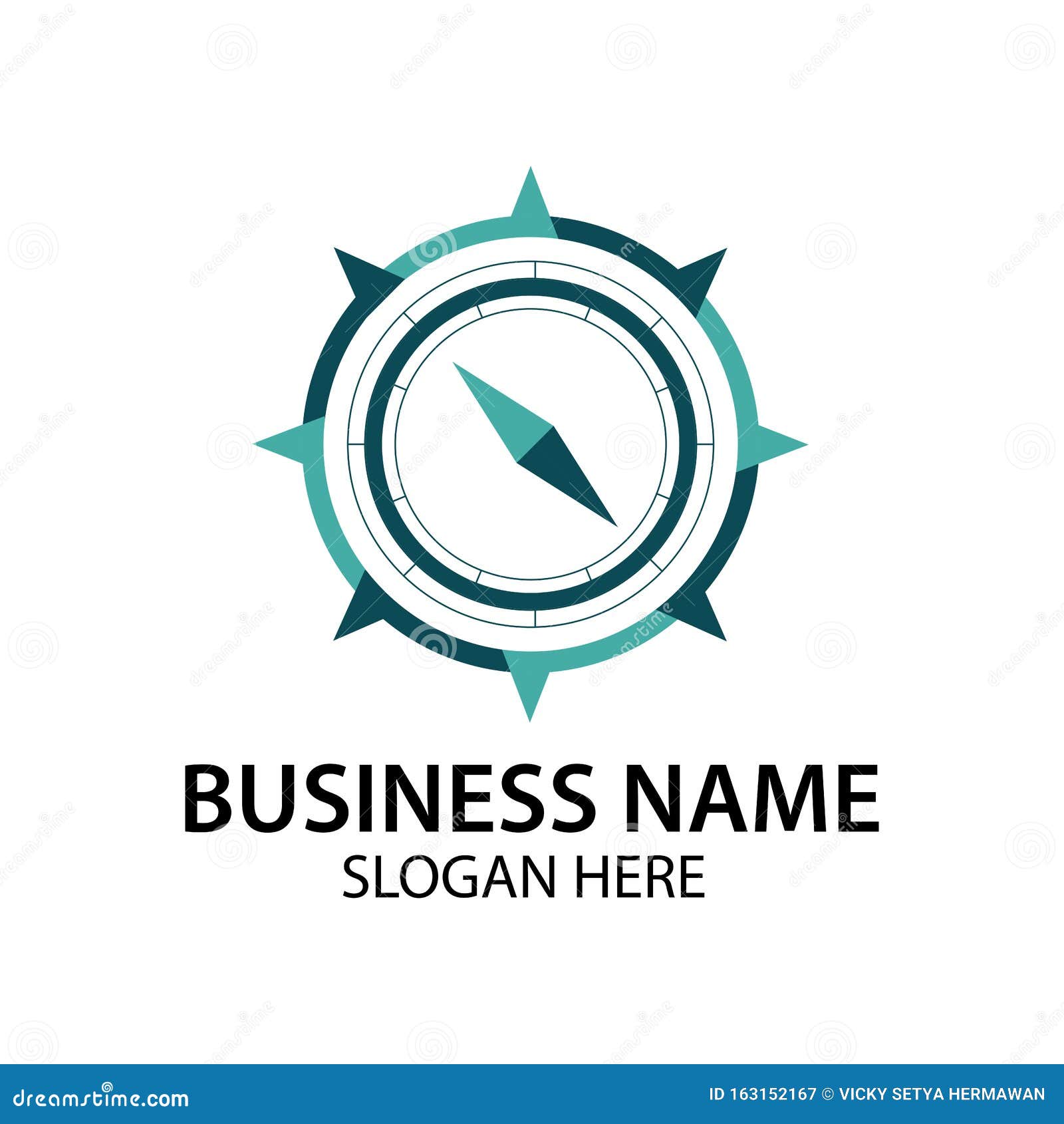 Simple Compass Vector Logo Design Illustration Inspiration Template ...