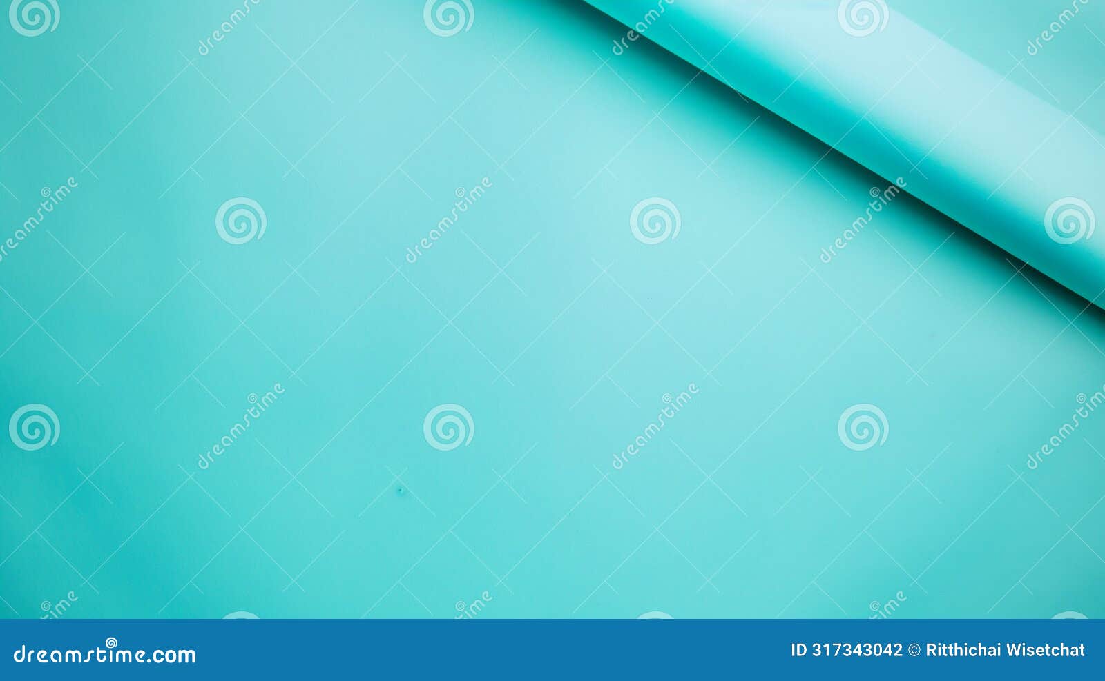 A Simple Composition Featuring Smooth, Overlapping Sheets of Turquoise ...