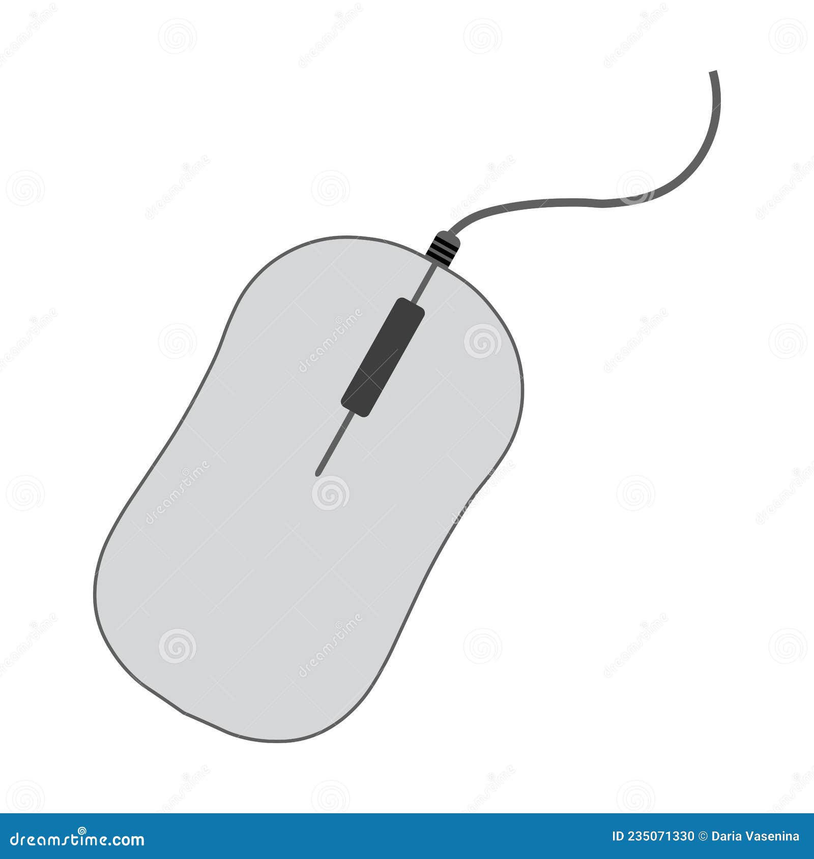 Simple Of Computer Mouse Cartoon Vector | CartoonDealer.com #75982483