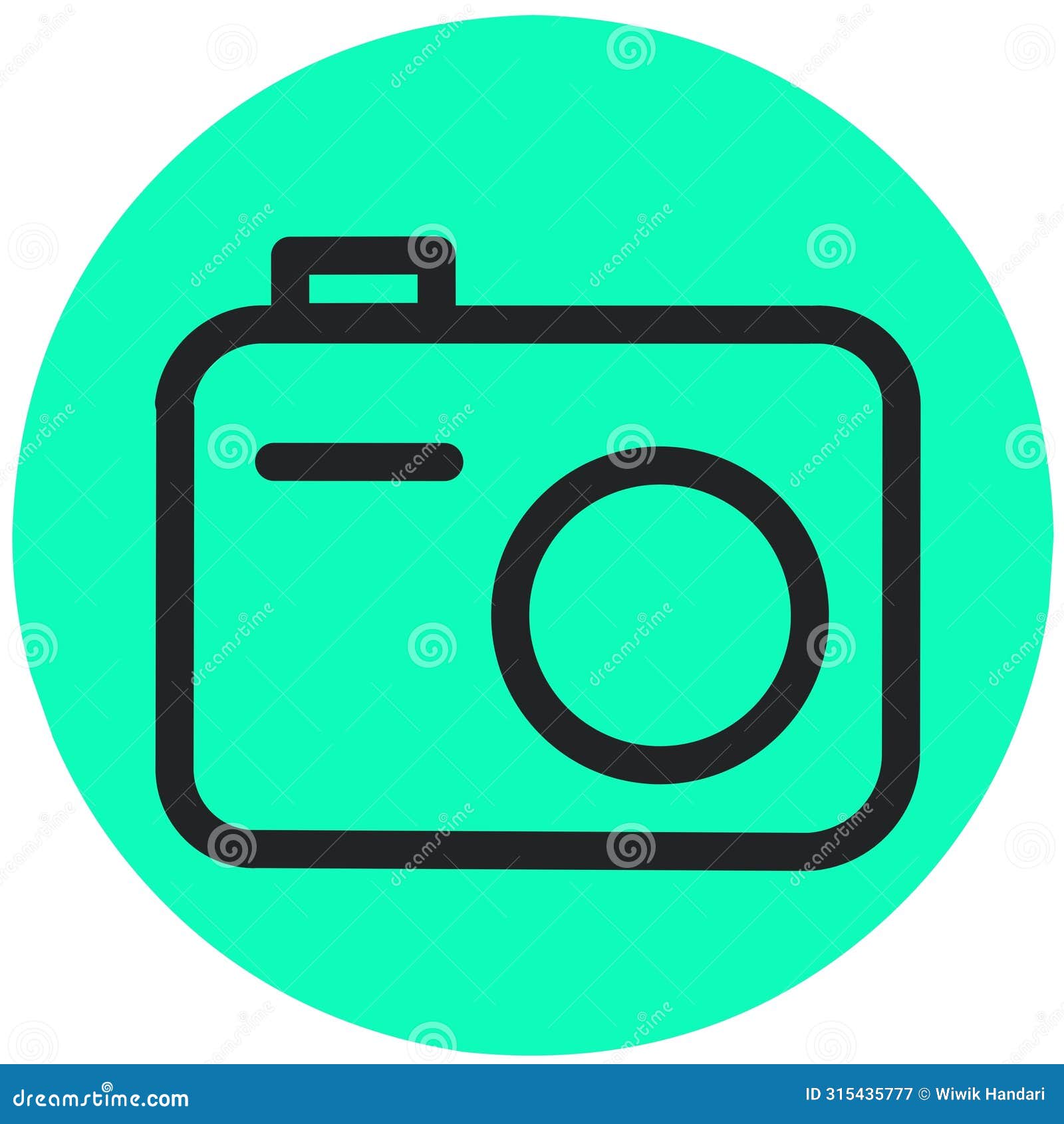 Simple Concept Camera Icon,technology Stock Vector - Illustration of ...