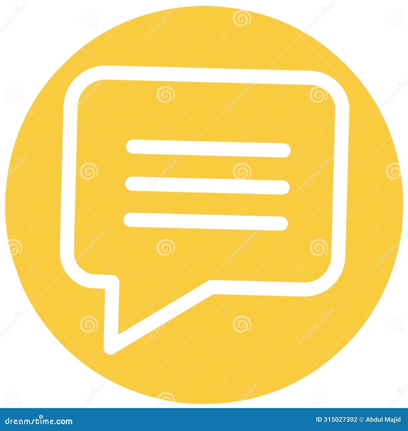 Simple Concept Chat Image Icon Stock Vector - Illustration of chatting ...
