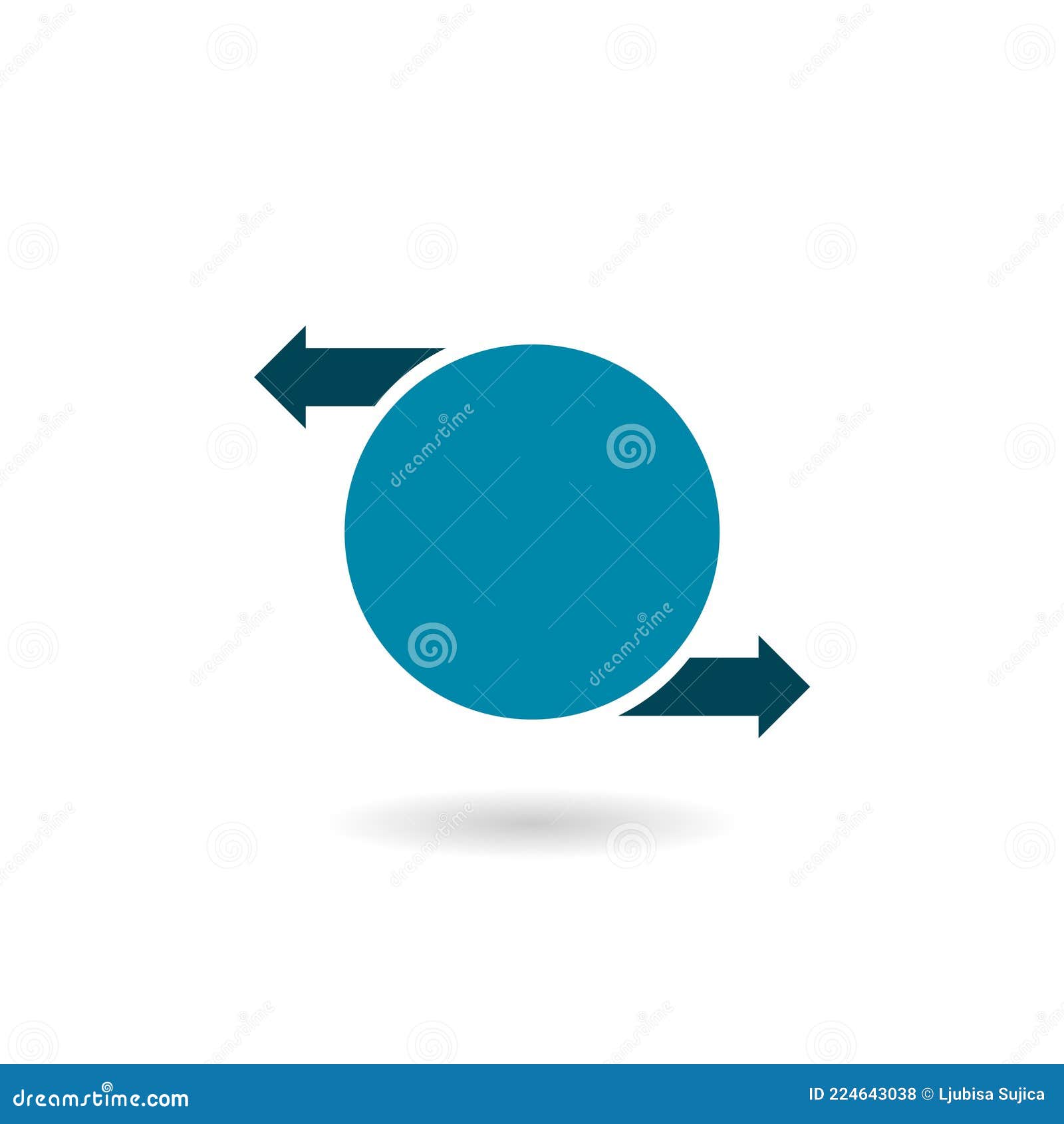 Simple Connected Icon with Shadow Stock Vector - Illustration of icon ...