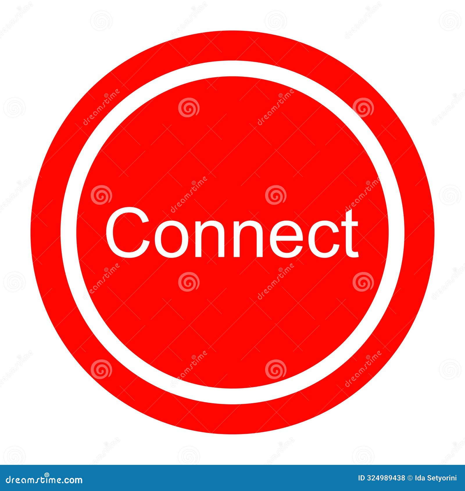 Simple connection icon stock illustration. Illustration of media ...