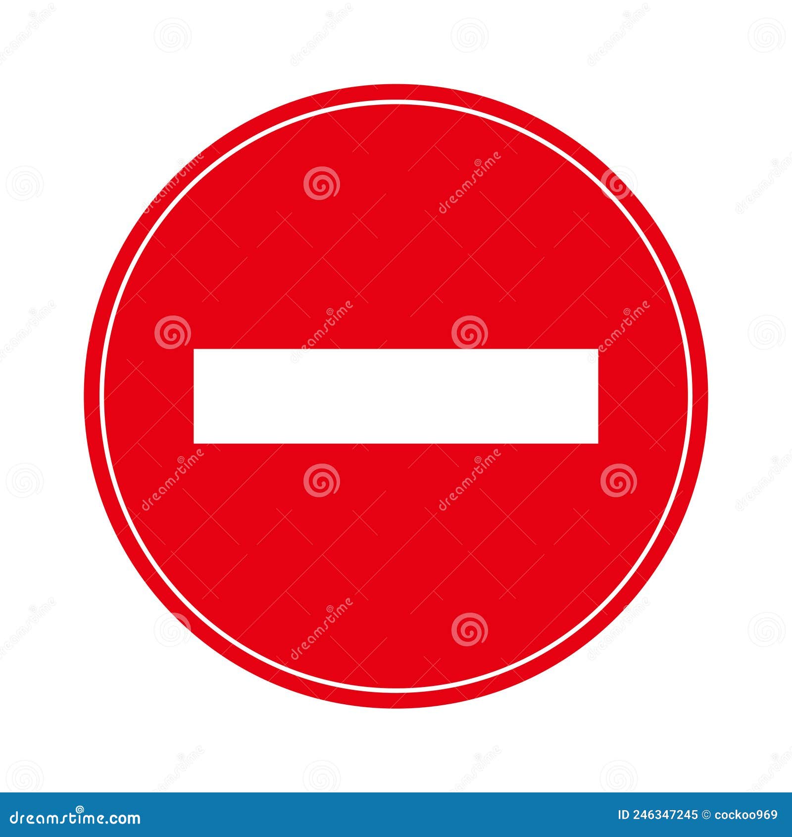 Conspicuous Two-way Traffic Road Sign Stock Photography | CartoonDealer ...
