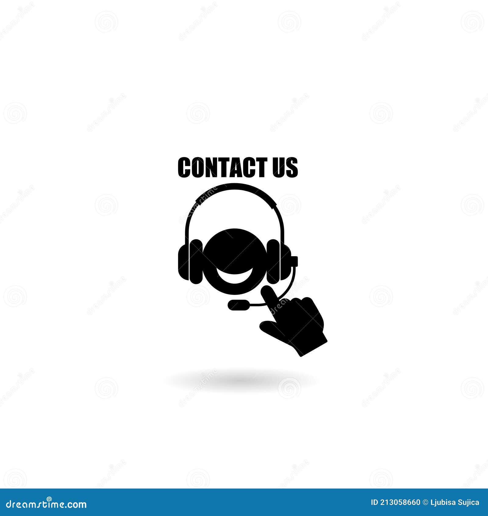 Simple Contact Us Form Templates. Cartoon Vector | CartoonDealer.com ...