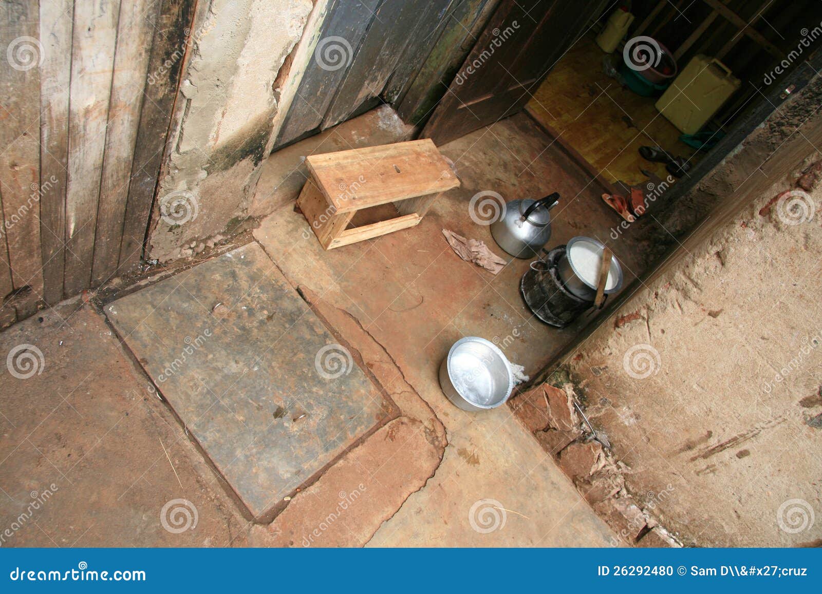Simple Cooking Area , Africa Stock Photo - Image of pearl, poverty ...