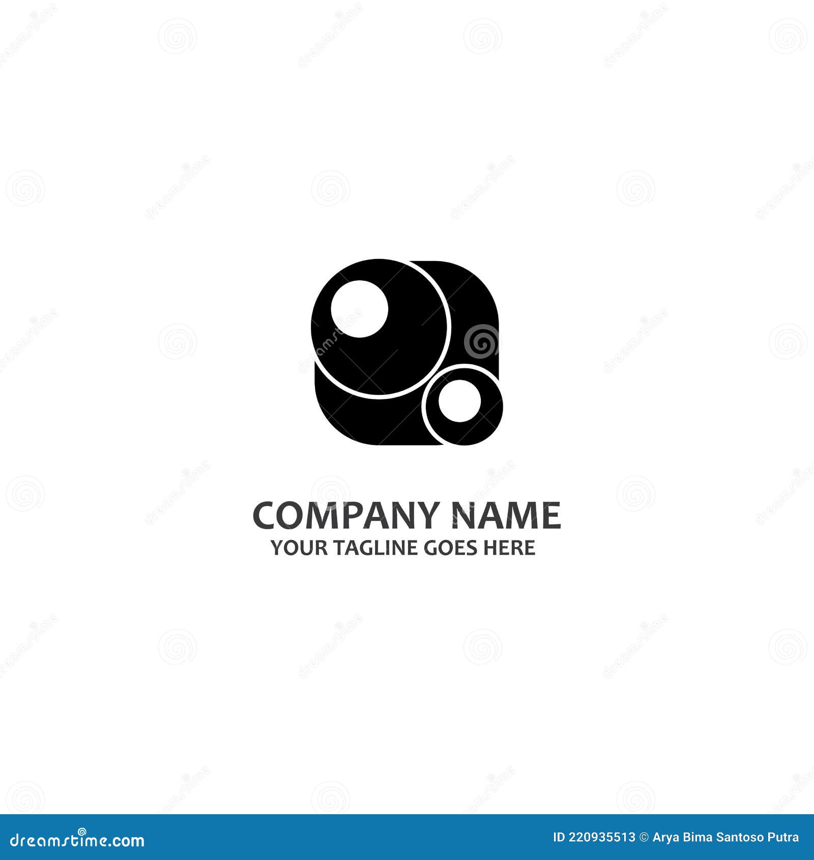 Simple Cool Circle Icon Vector Logo Stock Vector - Illustration of ...