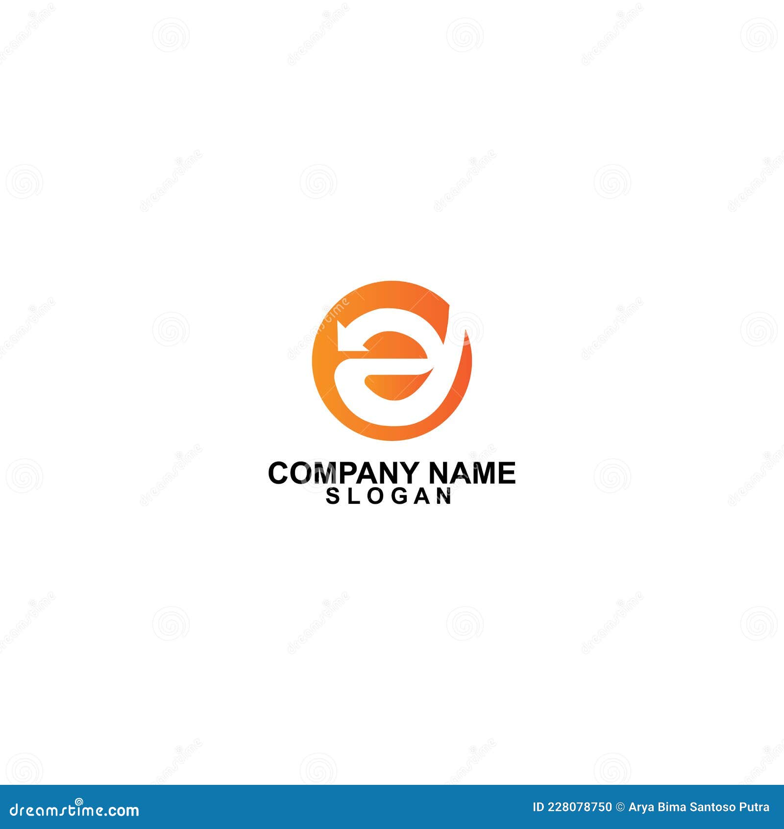 Simple and Cool Letter E Vector Logo Stock Vector - Illustration of ...