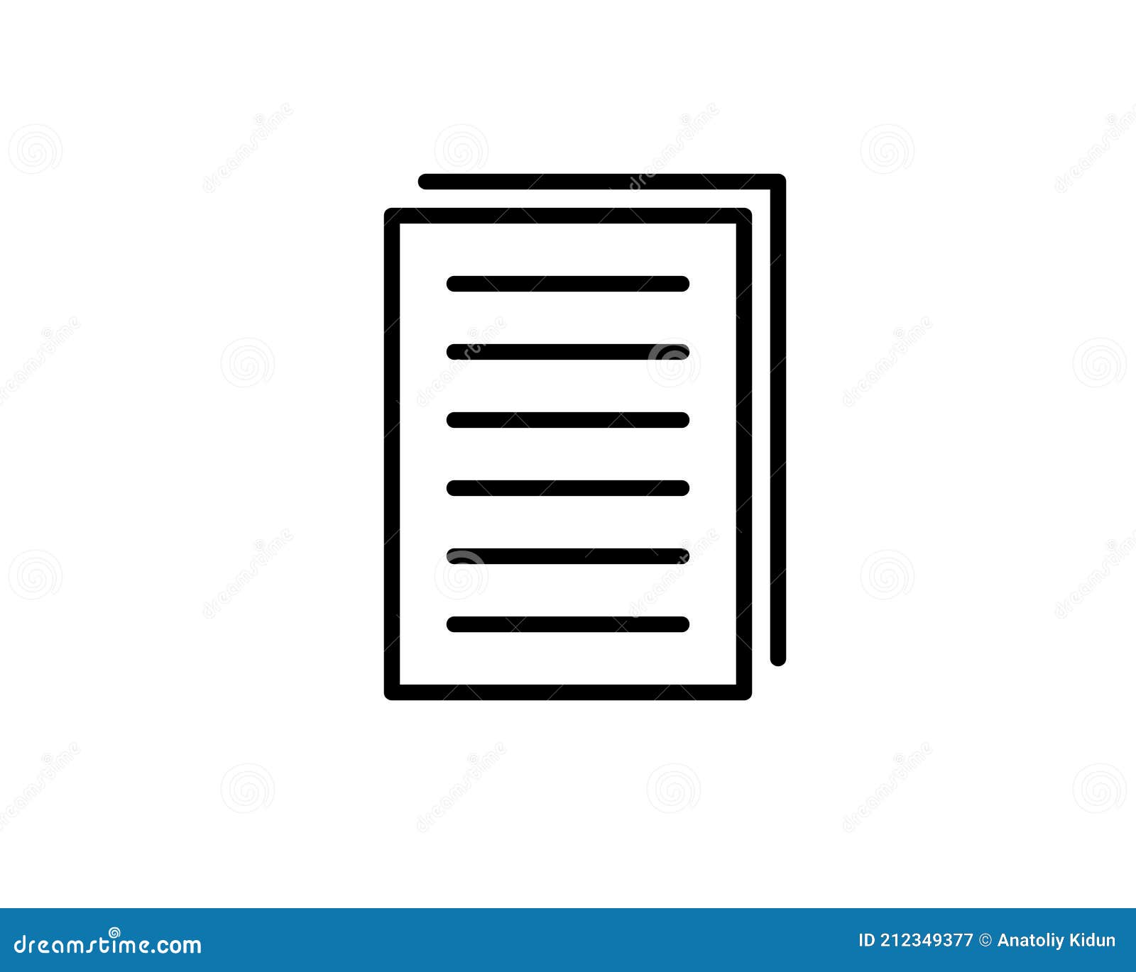 Simple Copy Icon Replication File Outline Symbol Duplicate App Sign Simple User Interface