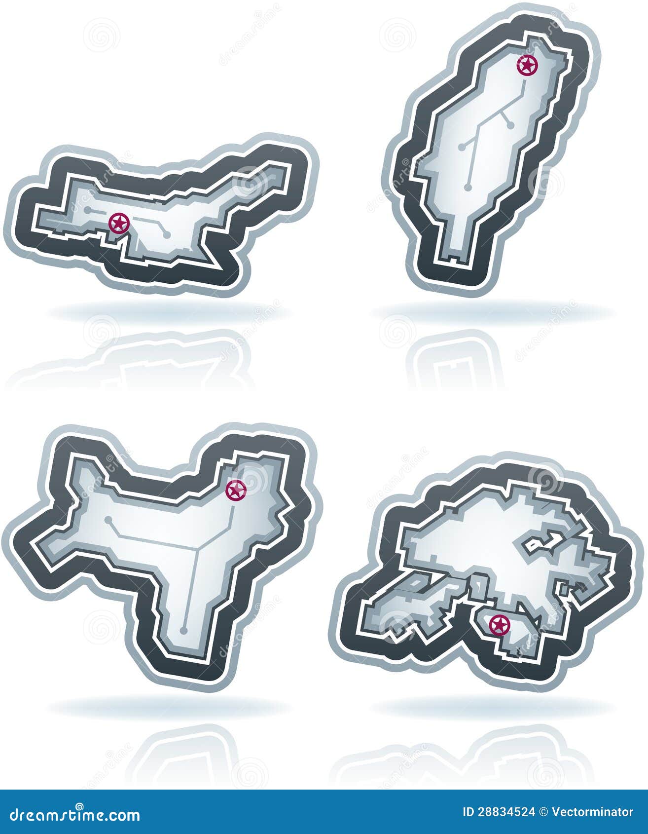 Simple Country Icons stock vector. Illustration of white - 28834524