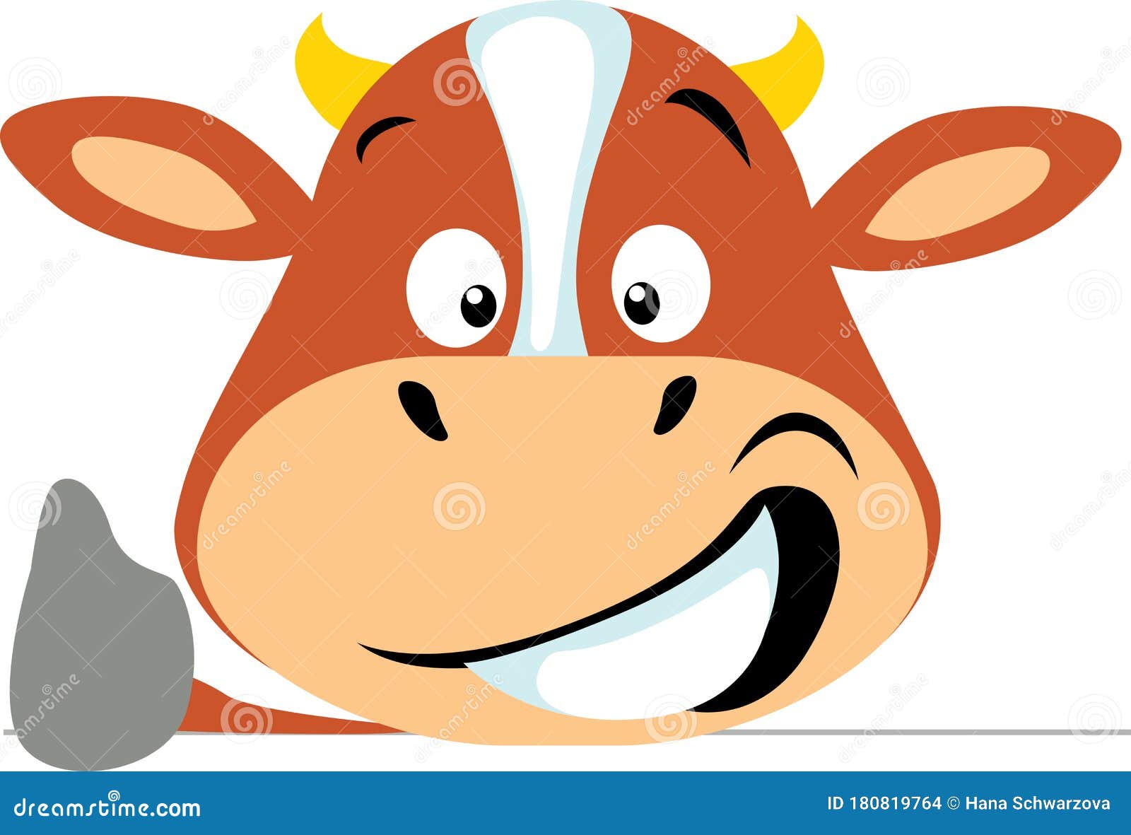 Simple Cow Icon Flat Design Emoticon Vector Thumb Up Stock Vector ... Simple Cow Icon Flat Design Emoticon Vector Thumb Up Stock Vector ...