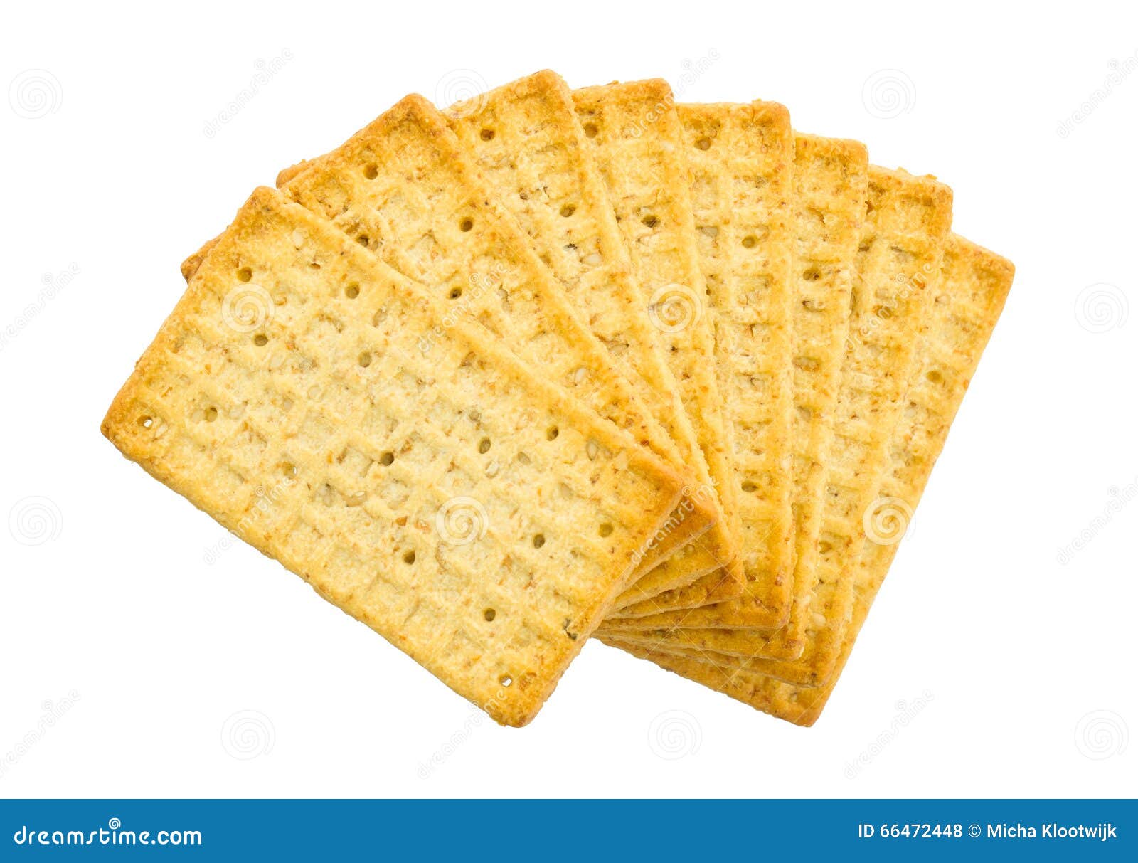 Simple crackers isolated stock photo. Image of meals - 66472448