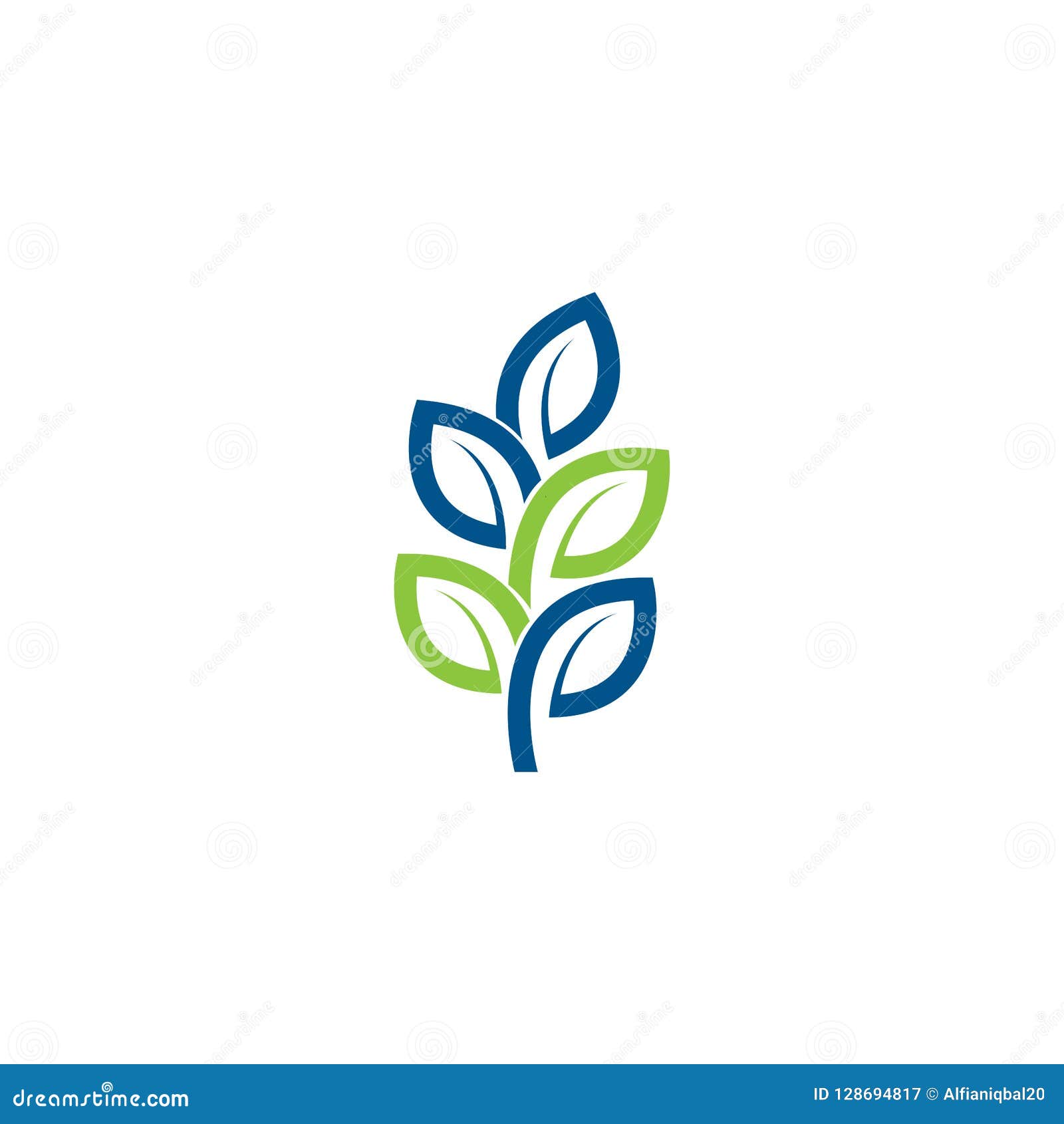 Simple Creative Leaf Concept Logo Design Template. Leaf Logo Template ...