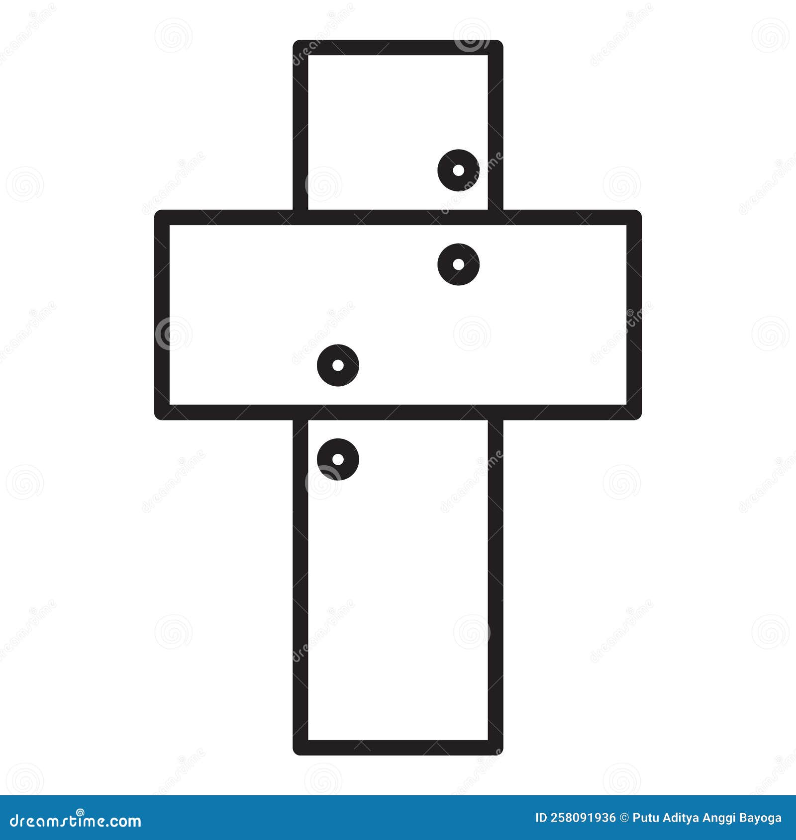 Simple Cross Grid Paper. Cell Seamless Pattern. Background Diagonal ...