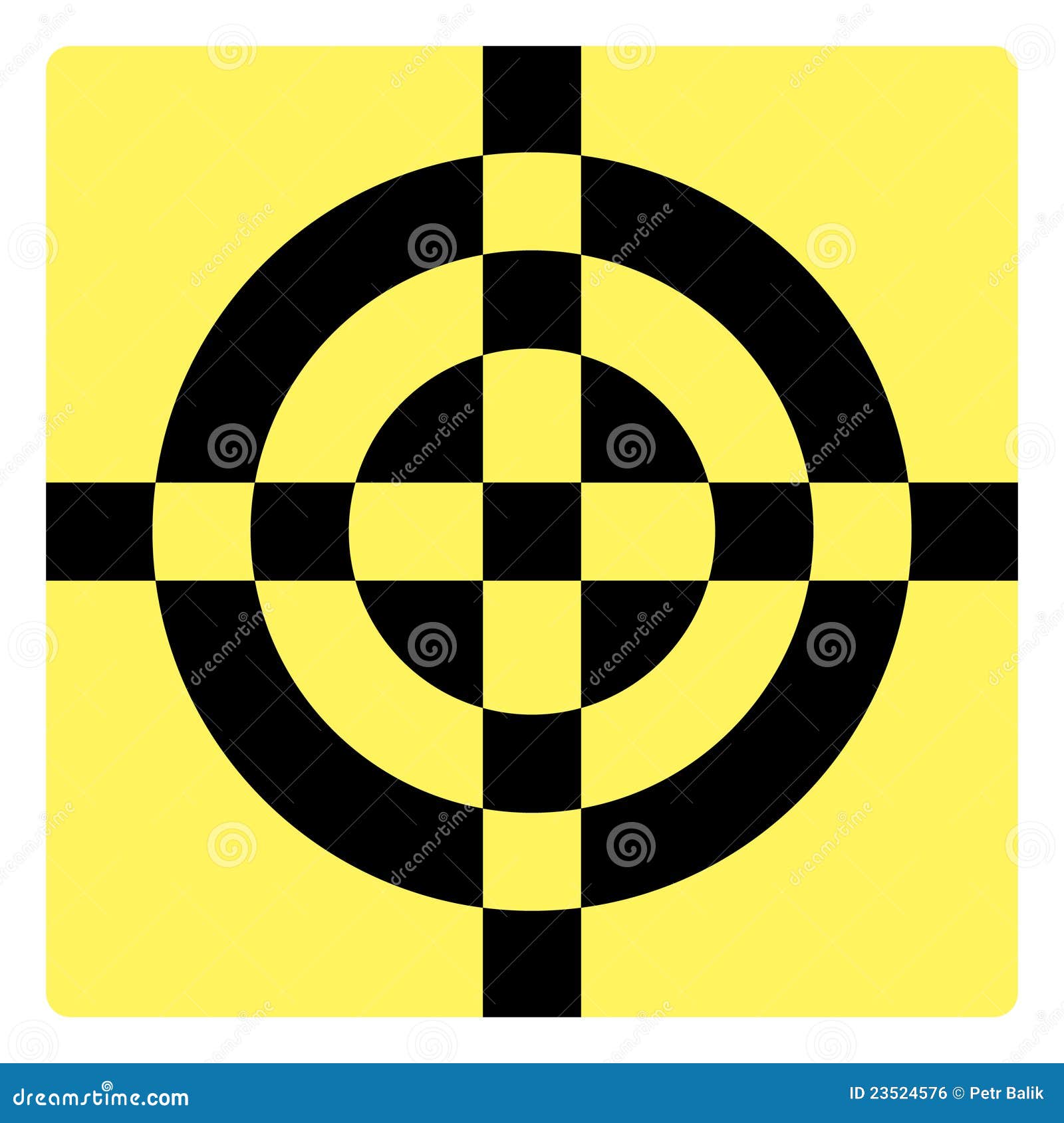 Simple crosshair symbol stock illustration. Illustration of competition ...