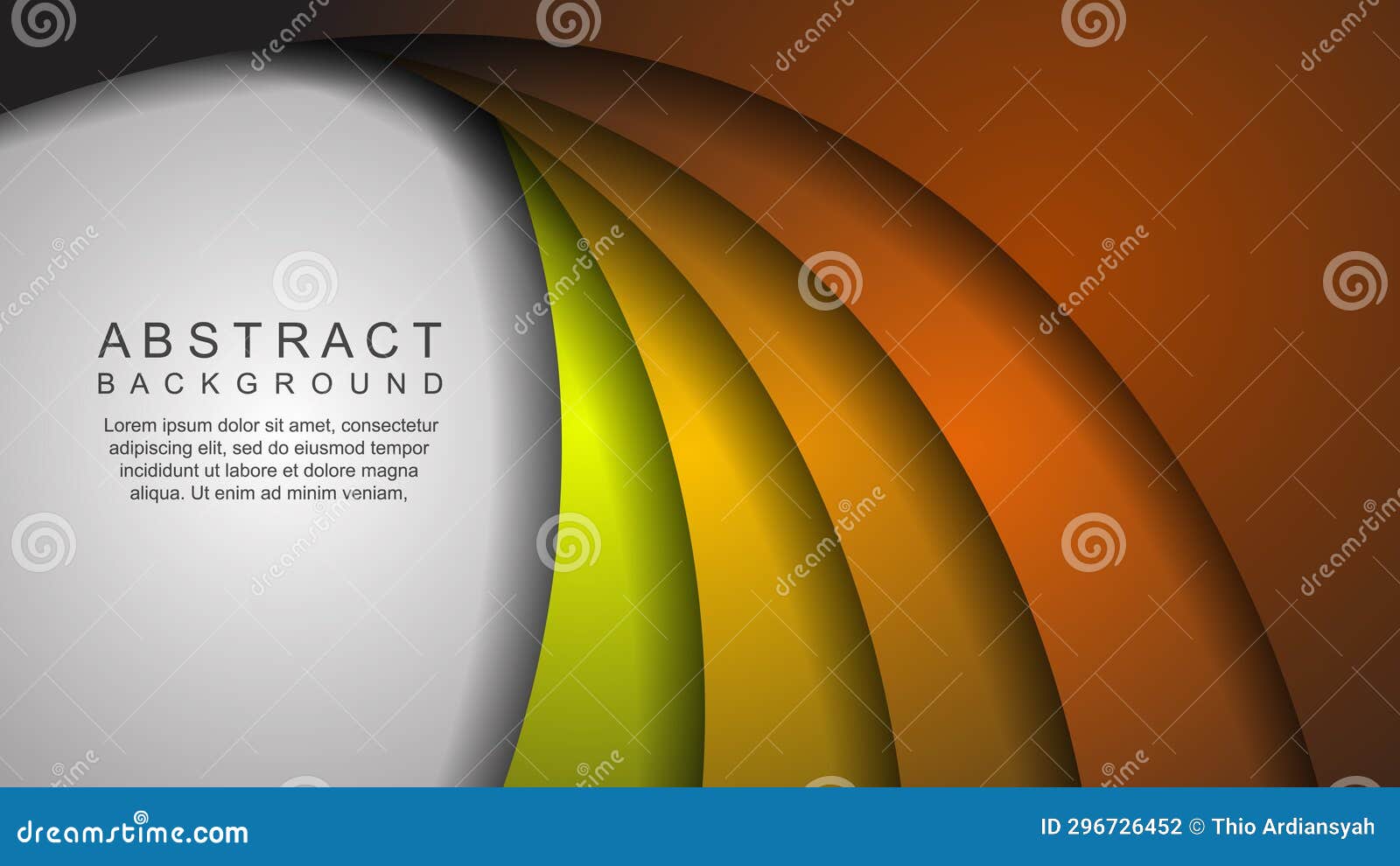 Simple Curve Background for Business with Space for Text Stock Vector ...