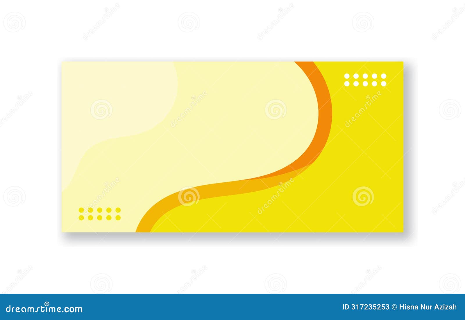 Simple Curved Pattern Modern Yellow Background Stock Illustration ...