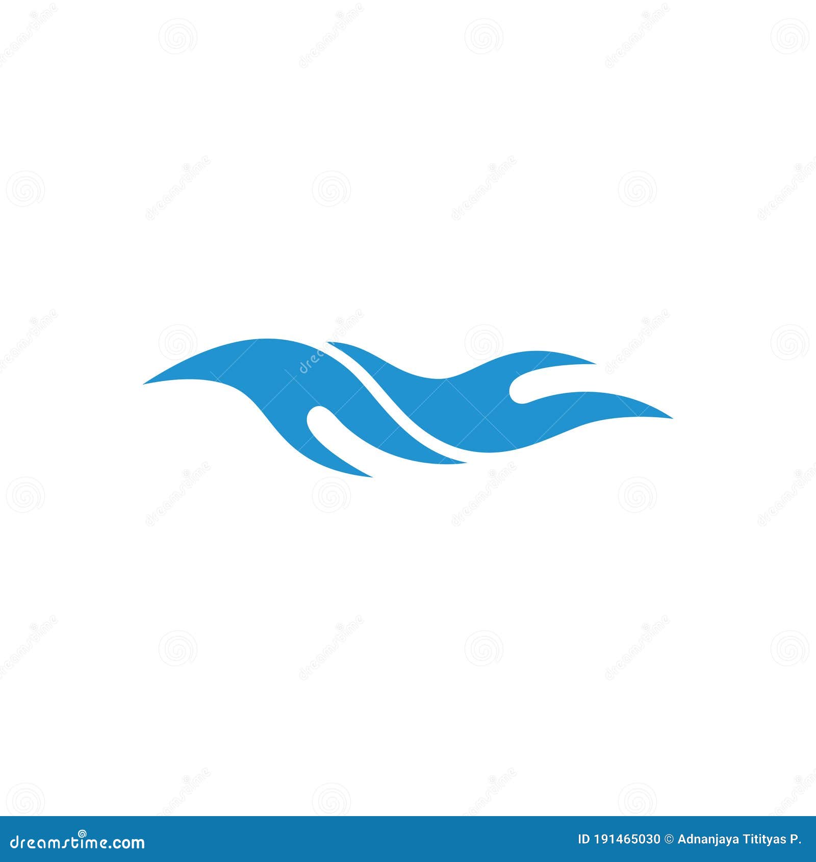 Simple Curves Wavy Logo Vector Stock Vector - Illustration of geometric ...