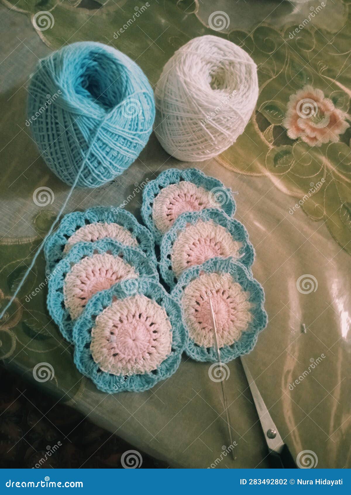 Simple cute Crochet stock photo. Image of simple, cute - 283492802