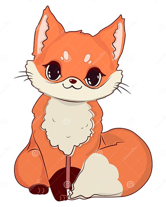 Simple and Cute Fox, Fox Animal Graphic Resource. Stock Vector ...
